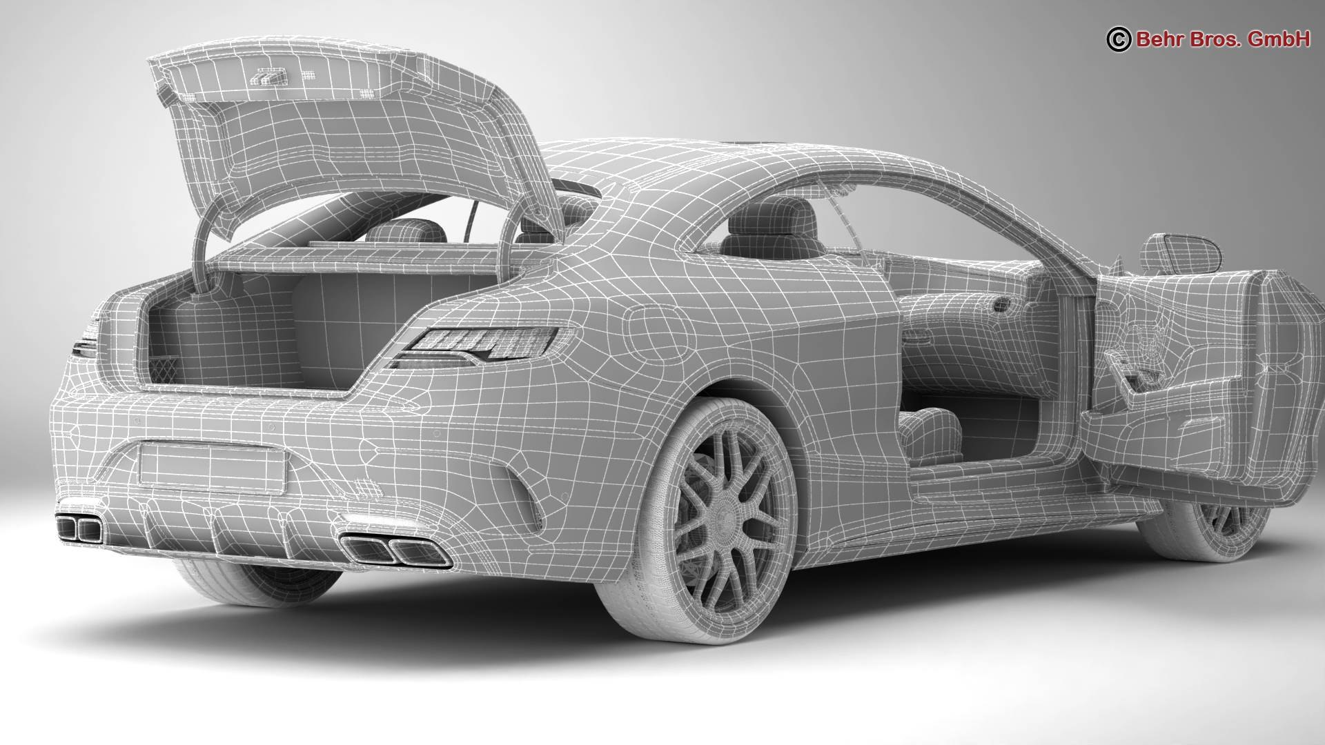 Mercedes s class coupe 3D model - TurboSquid 1279685