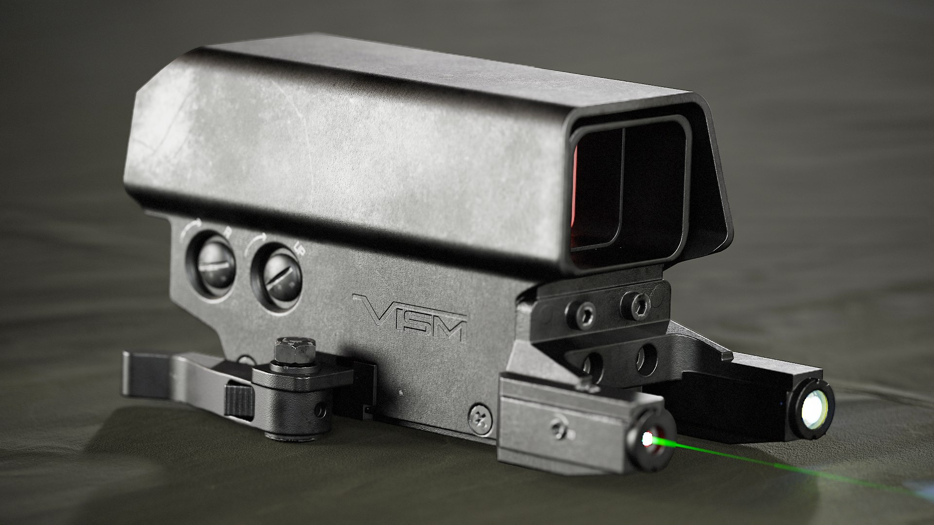 NcStar Urban Dot Sight W Green Laser And Red White NAV Model ...