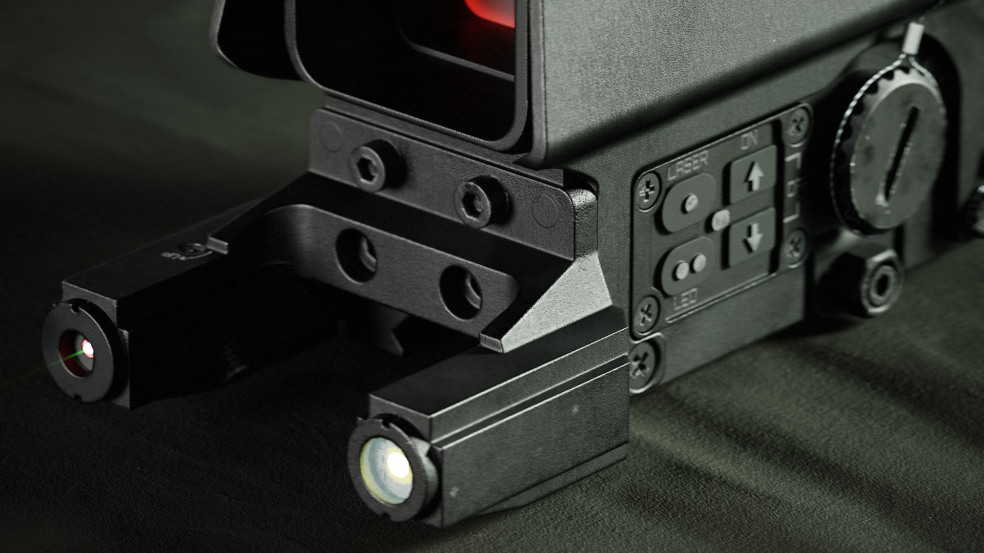 NcStar Urban Dot Sight W Green Laser And Red White NAV Model ...