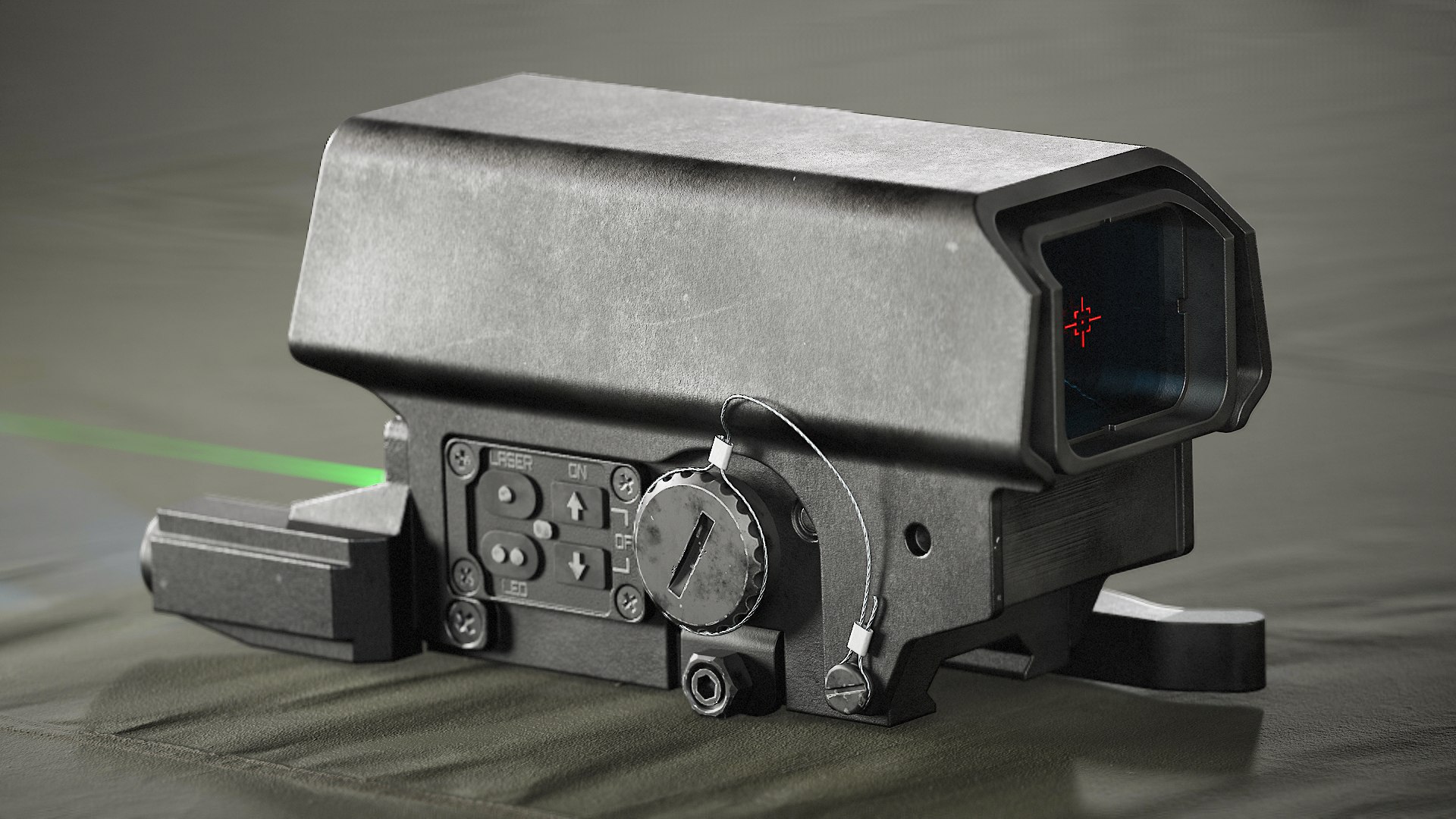 NcStar Urban Dot Sight W Green Laser And Red White NAV Model ...