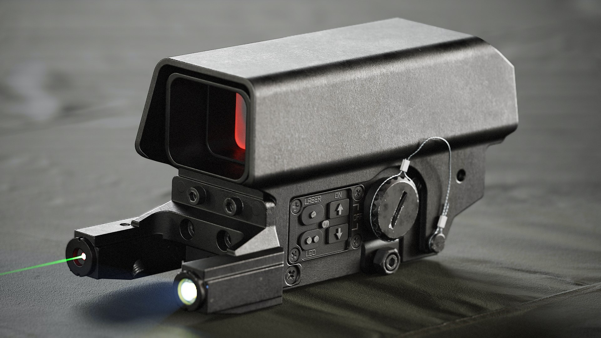 NcStar Urban Dot Sight W Green Laser And Red White NAV Model ...