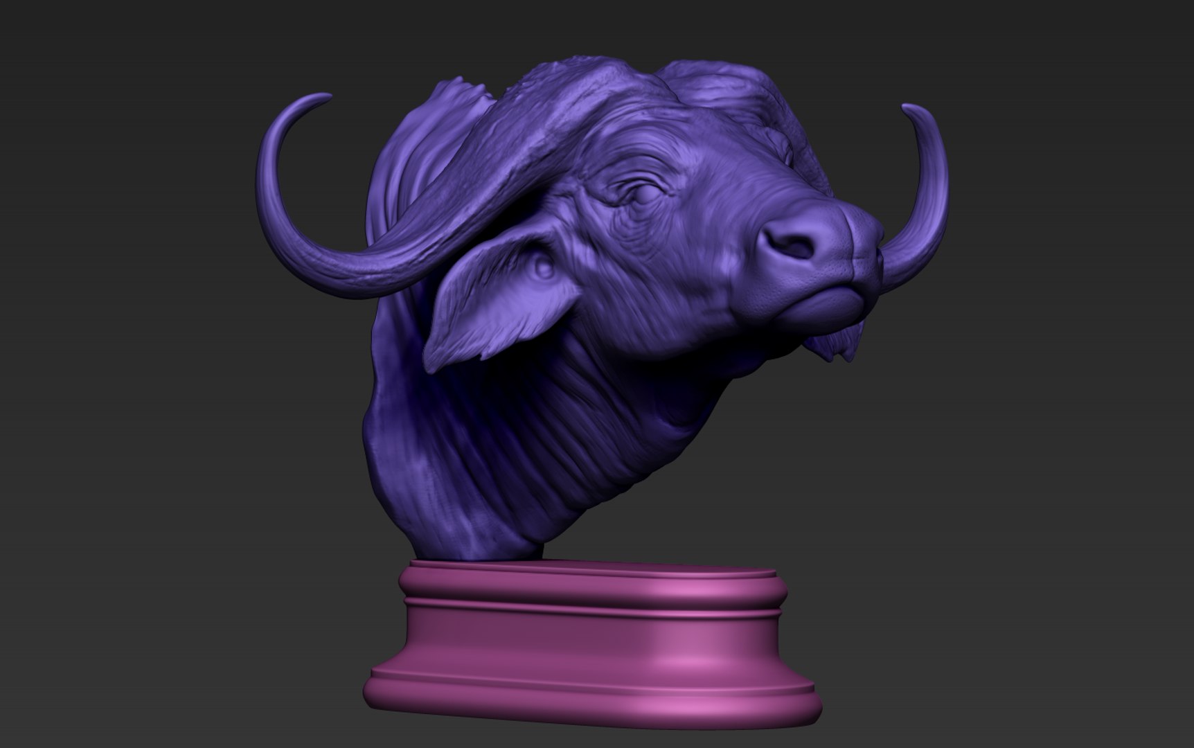 3D Model Buffalo African Head - TurboSquid 1978168