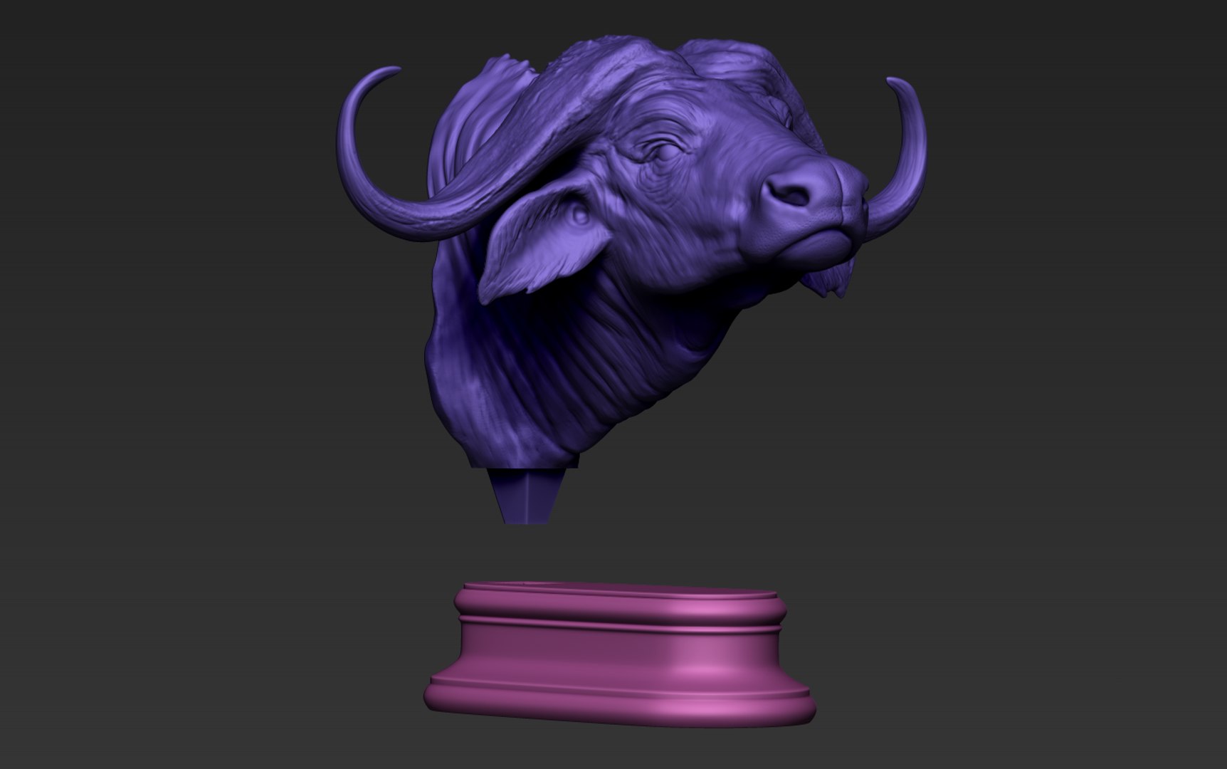 3D Model Buffalo African Head - TurboSquid 1978168
