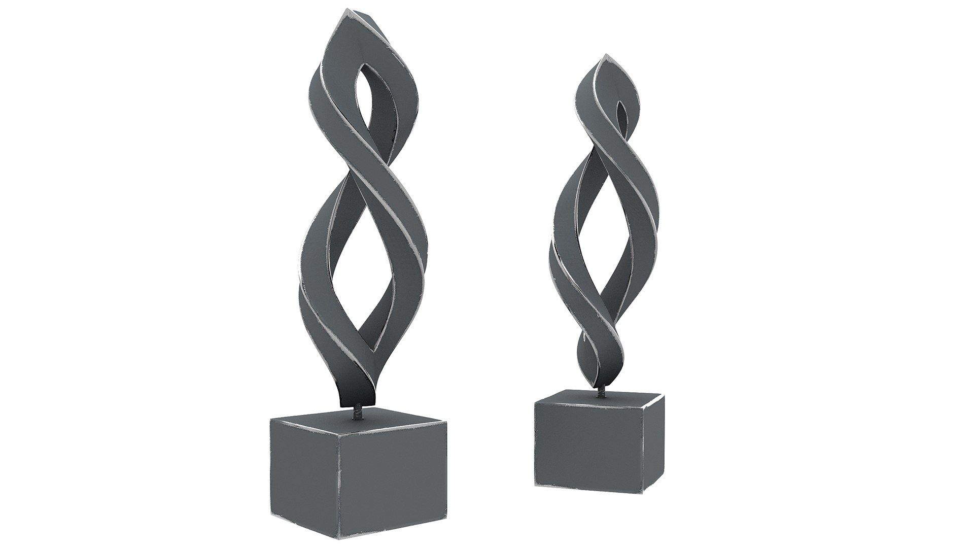 3D Abstract Twist Sculpture Model - TurboSquid 1822976
