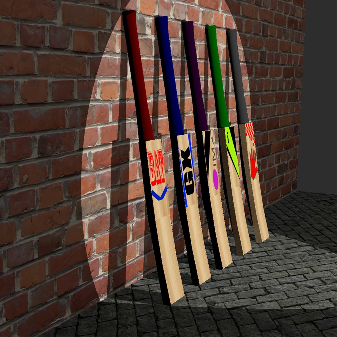 3D Model Cricket Bat - TurboSquid 1190882