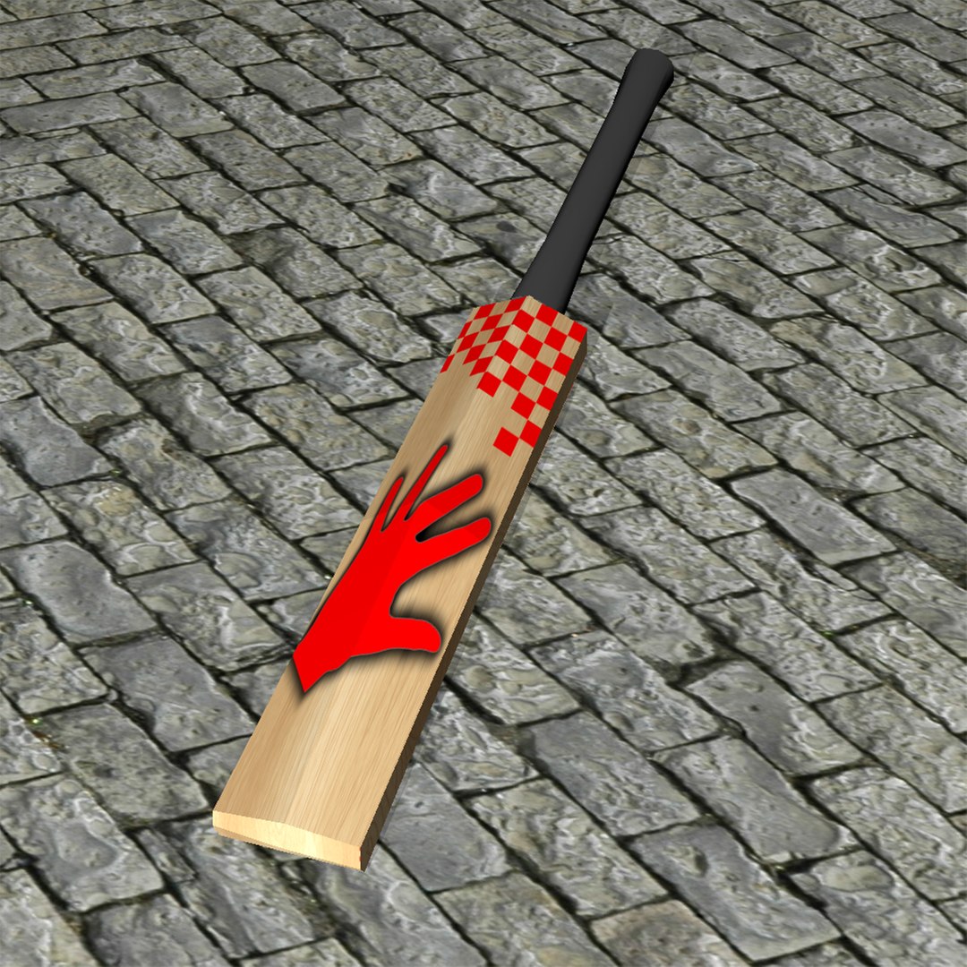 3D Model Cricket Bat - TurboSquid 1190882