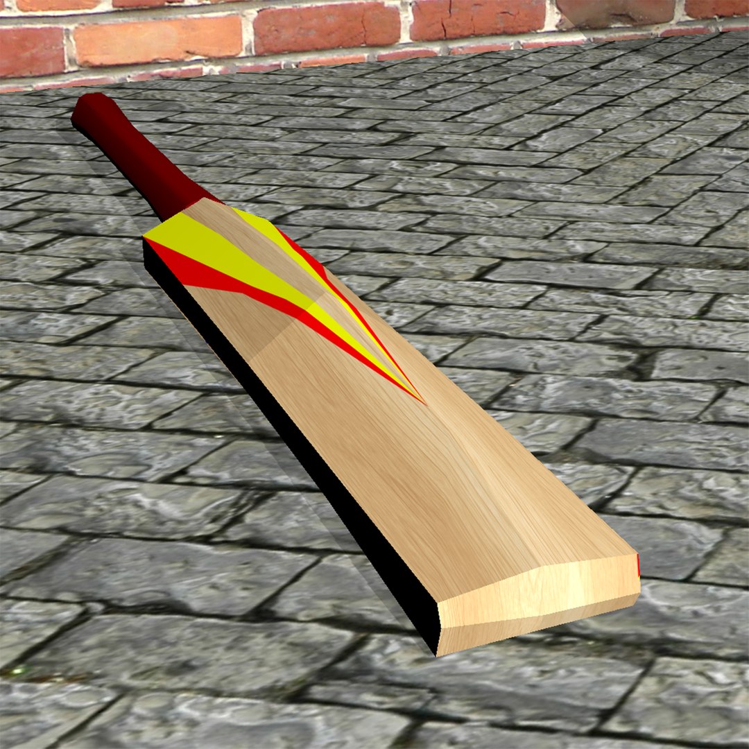 3D Model Cricket Bat - TurboSquid 1190882