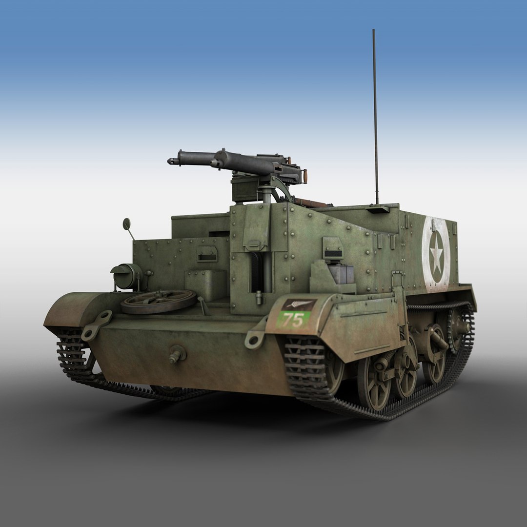 3D Bren Gun Carrier - - TurboSquid 1510296