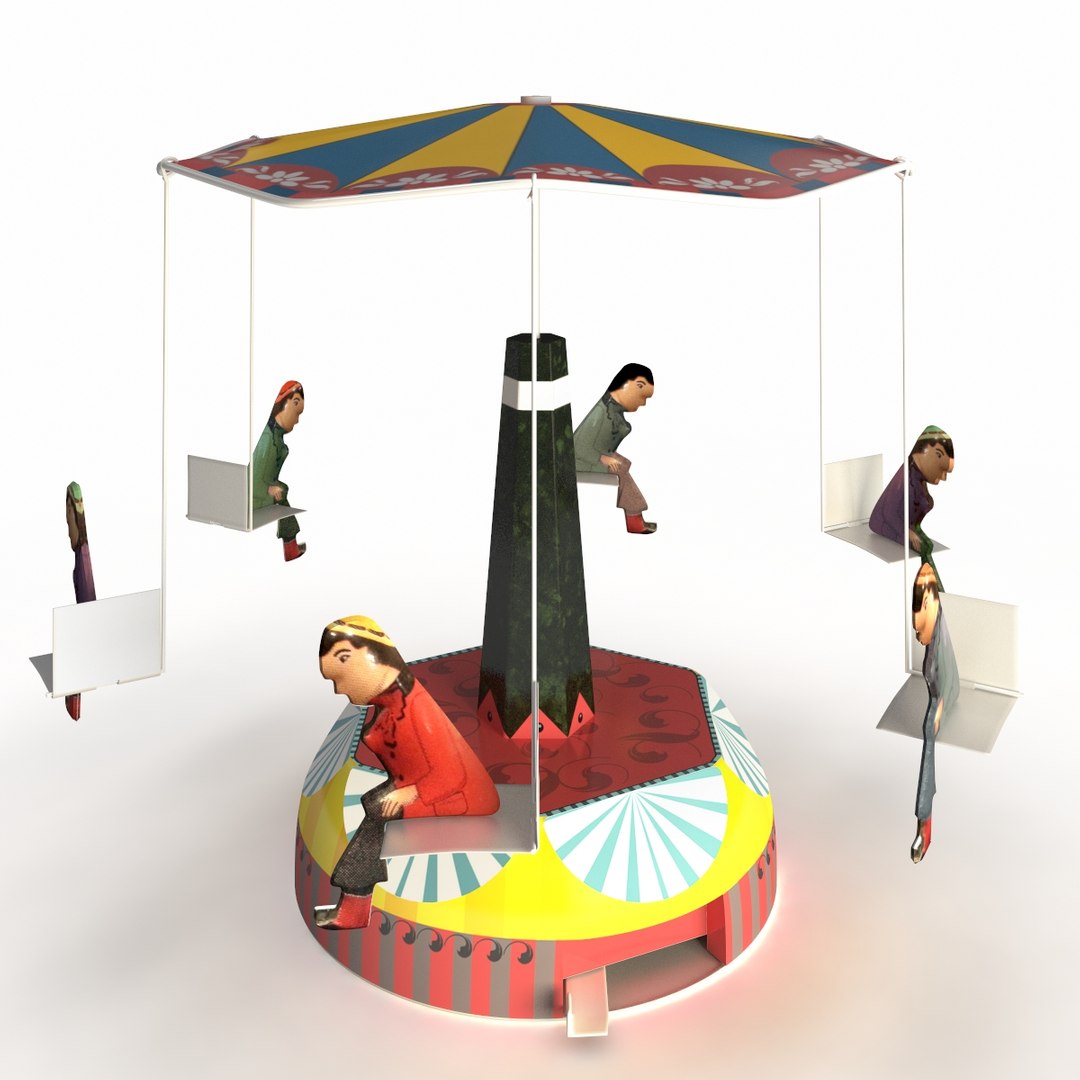 3ds Max Old School Carousel