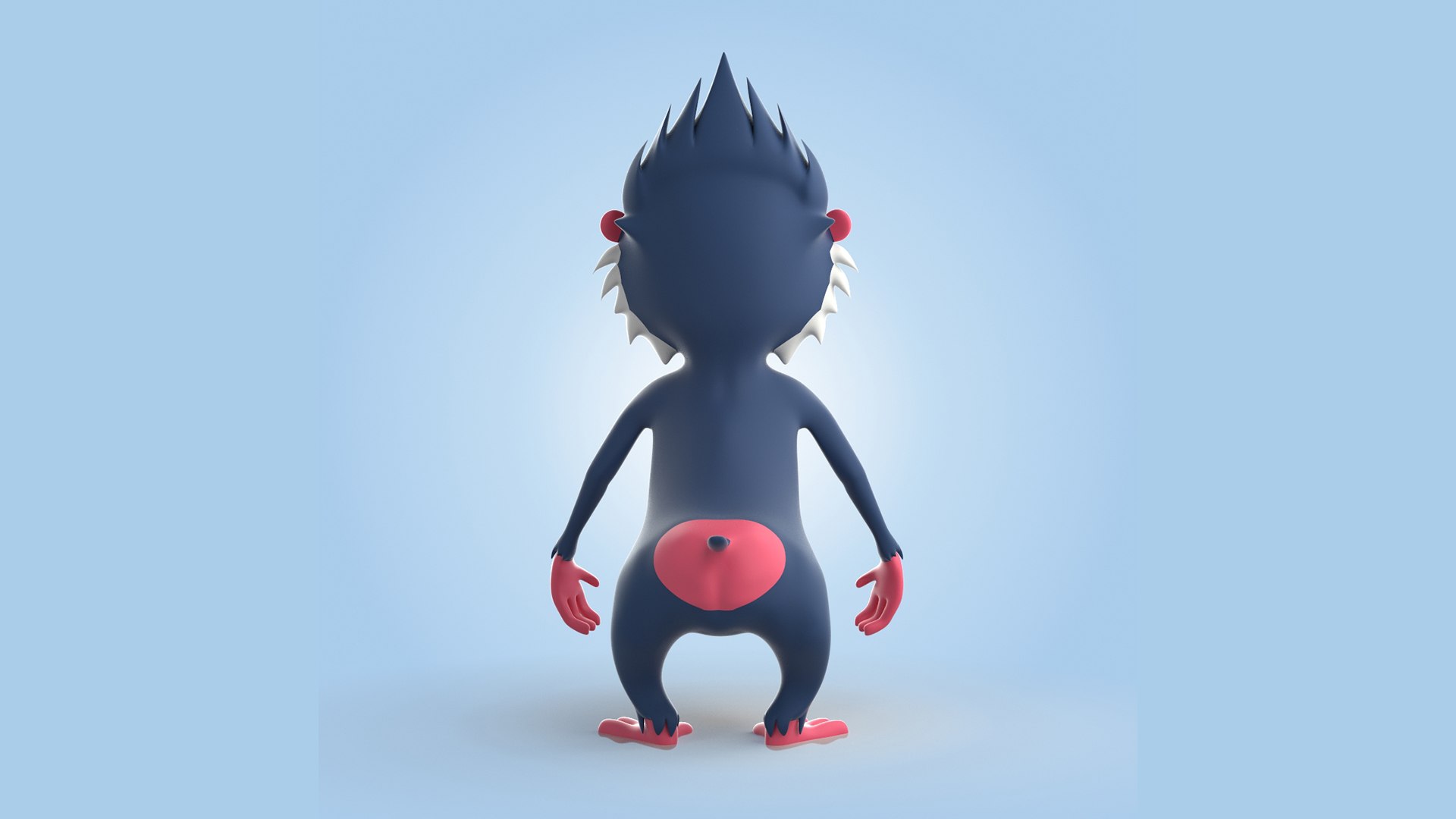 3D Mandrill Model - TurboSquid 2014817