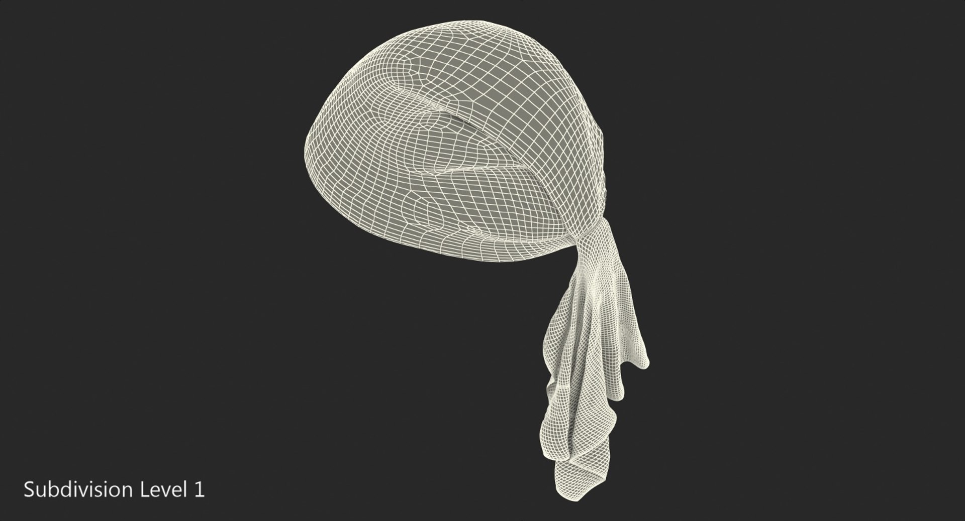 Headscarf Bandana Scarf Head 3D Model - TurboSquid 1430436