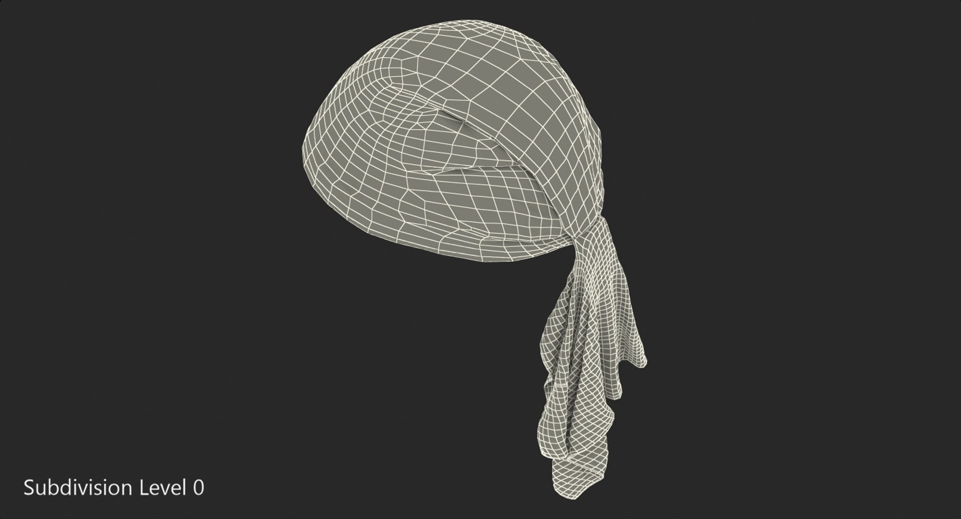 Headscarf Bandana Scarf Head 3D Model - TurboSquid 1430436