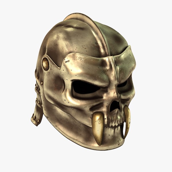 helmets metal 3d model