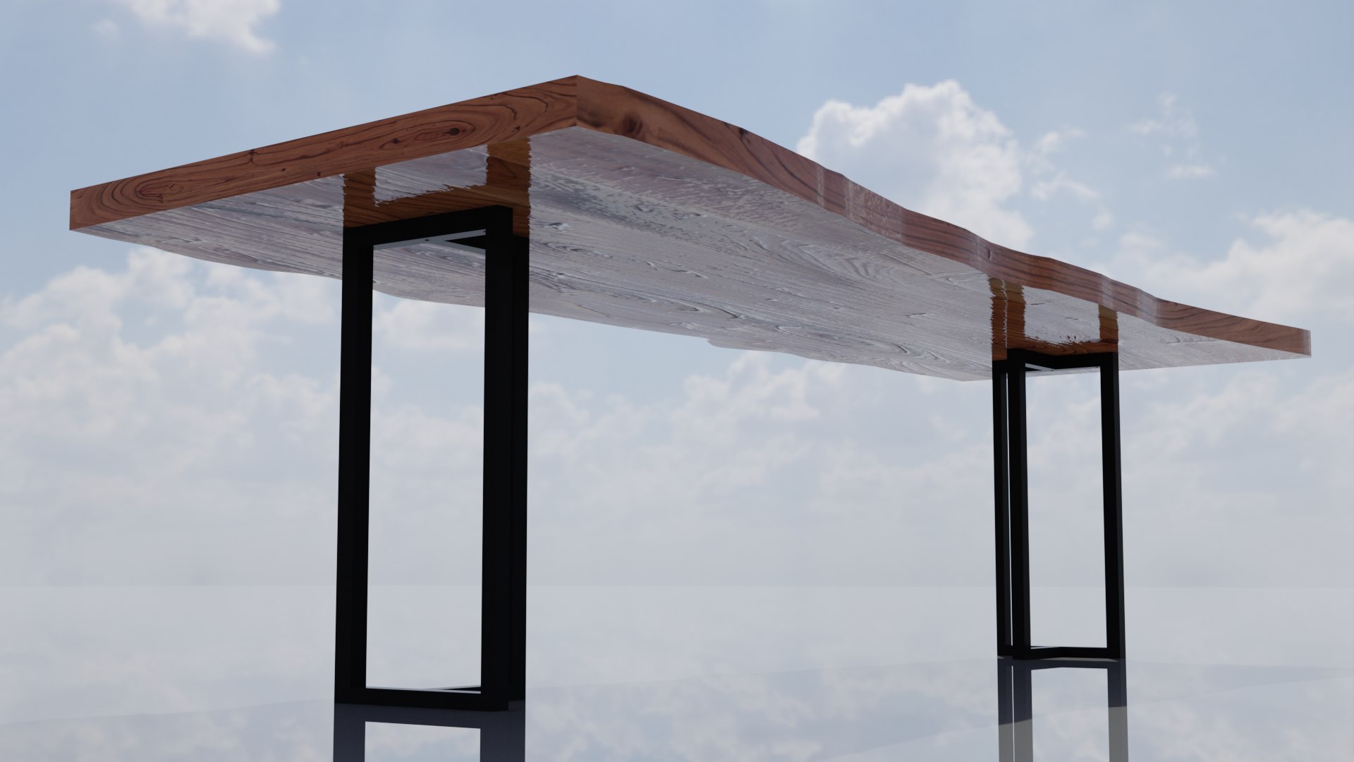 Live Edge Table Model - TurboSquid 2042935