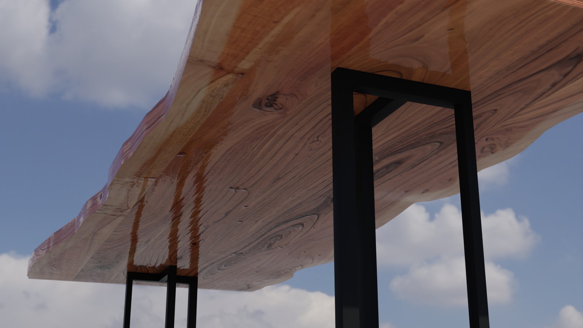 Live Edge Table Model - TurboSquid 2042935