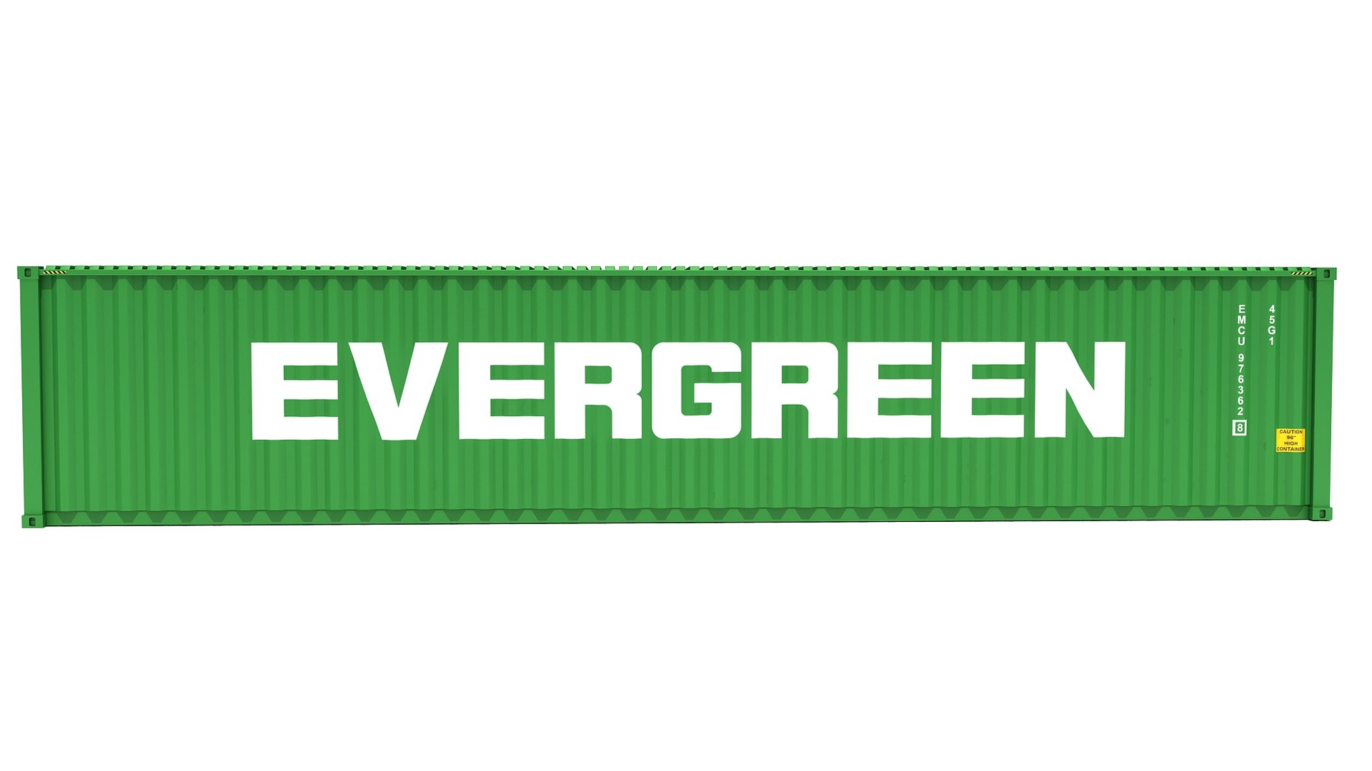 3D Shipping Container Evergreen - TurboSquid 1616000