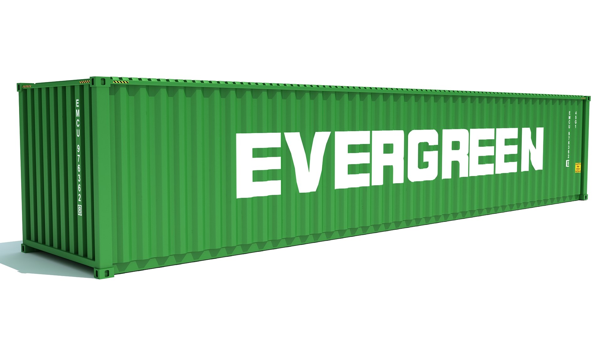 3D Shipping Container Evergreen - TurboSquid 1616000