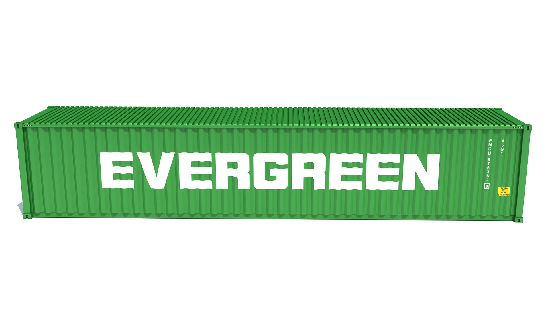 3D Shipping Container Evergreen - TurboSquid 1616000