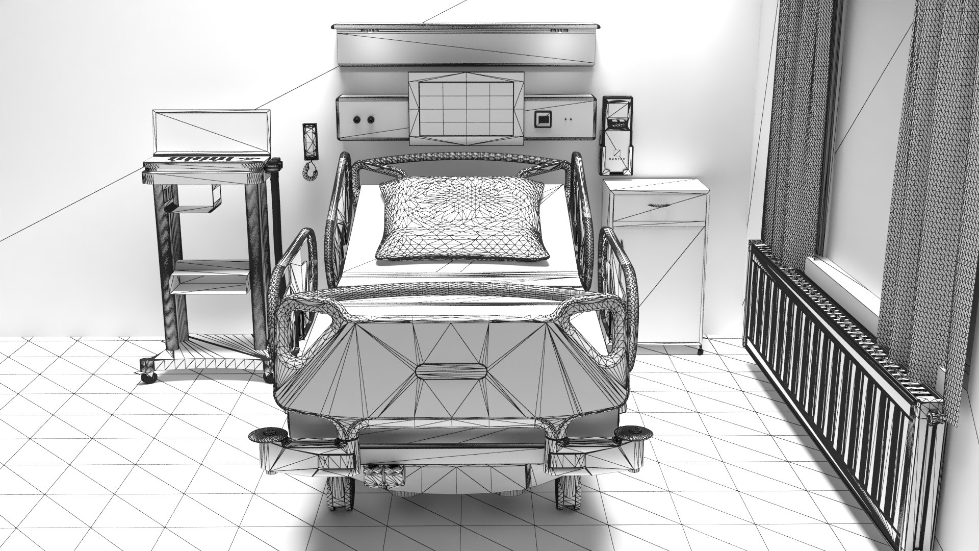 3D Intensive Care Unit 2 - TurboSquid 2057132