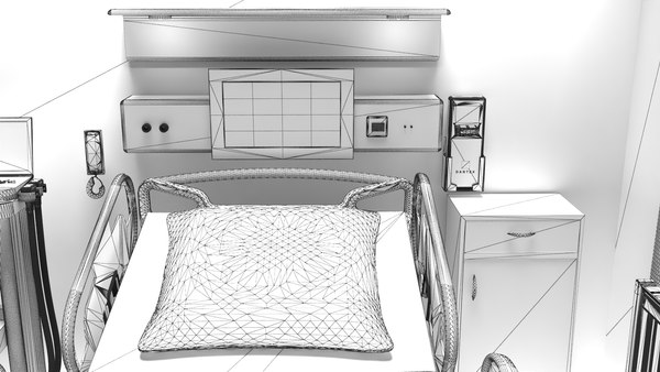 modelo 3d Intensive Care Unit 2 - TurboSquid 2057132