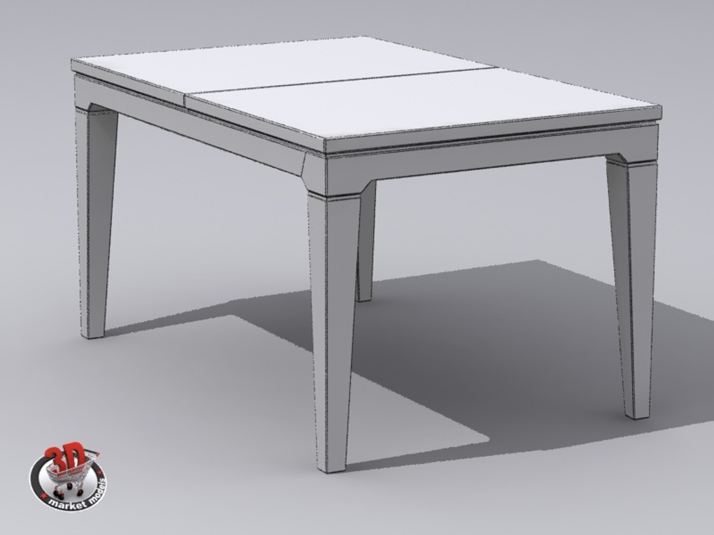 3dsmax wood table