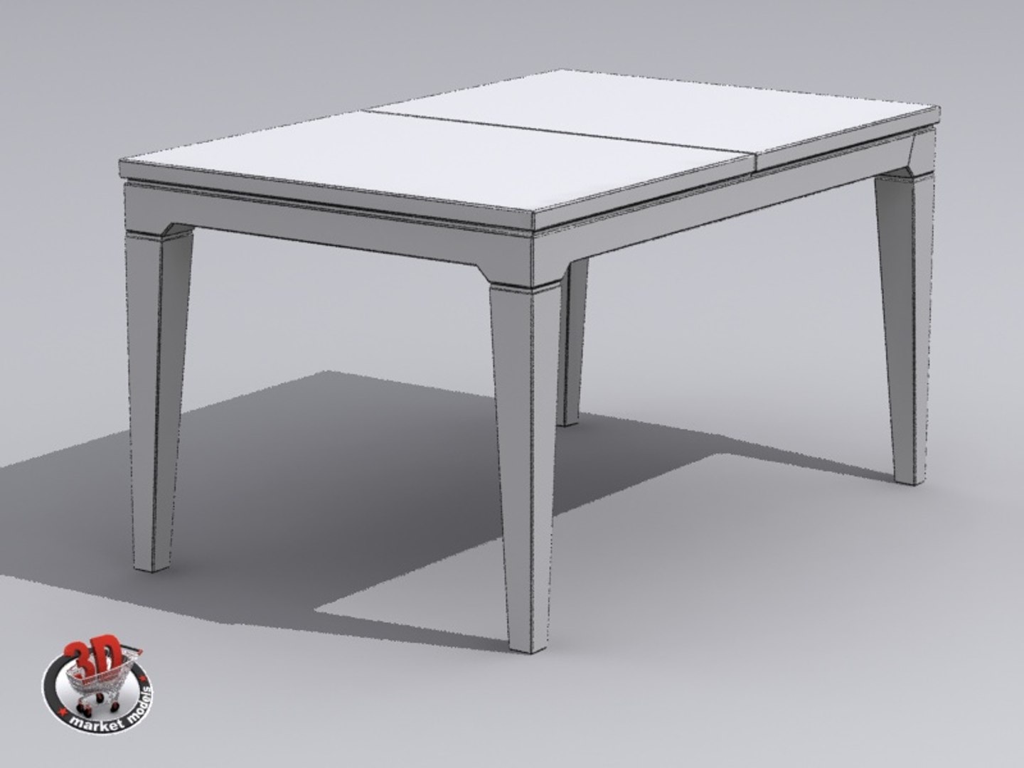 3dsmax wood table