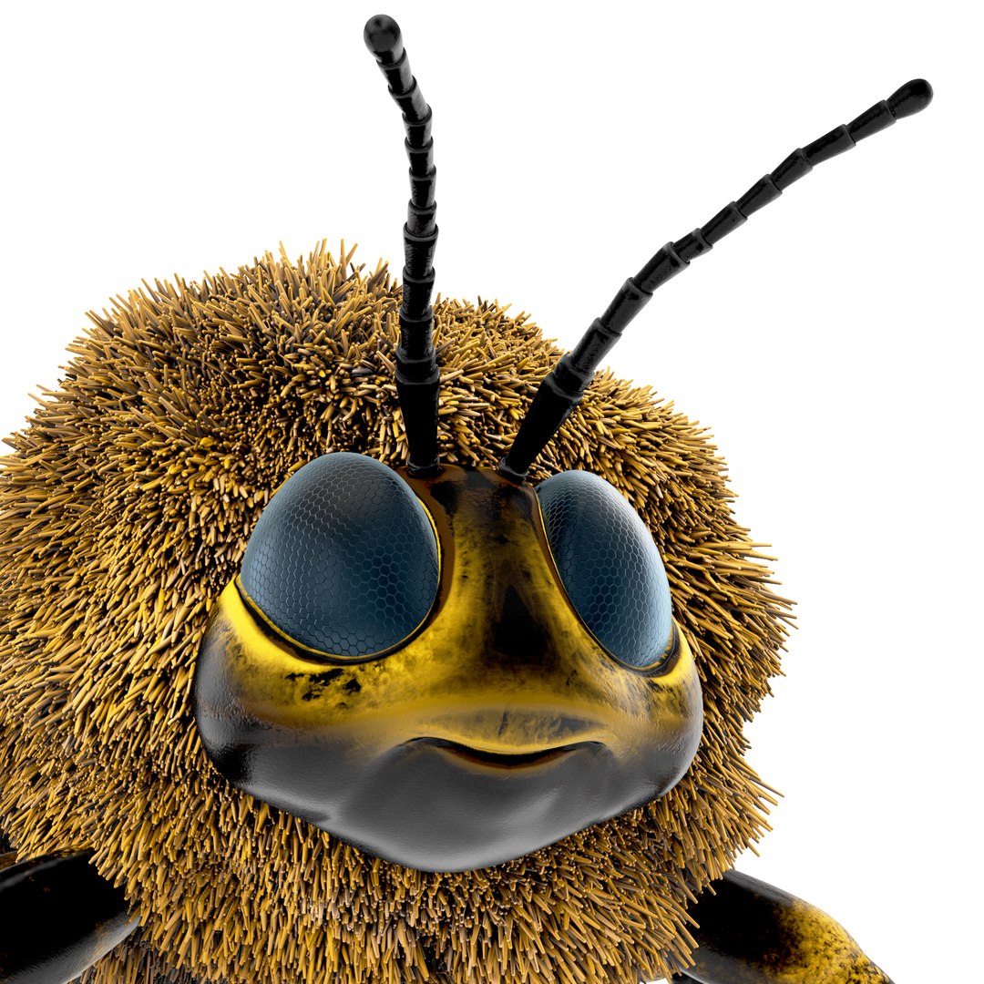 3D Bumblebee Cartoon Rigged Animation - TurboSquid 1658078