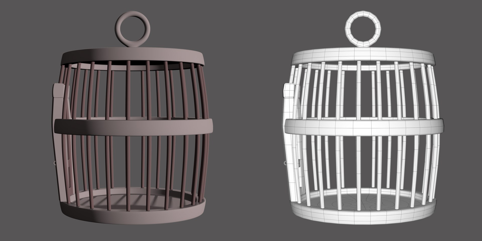3D Model Cage - TurboSquid 2031882