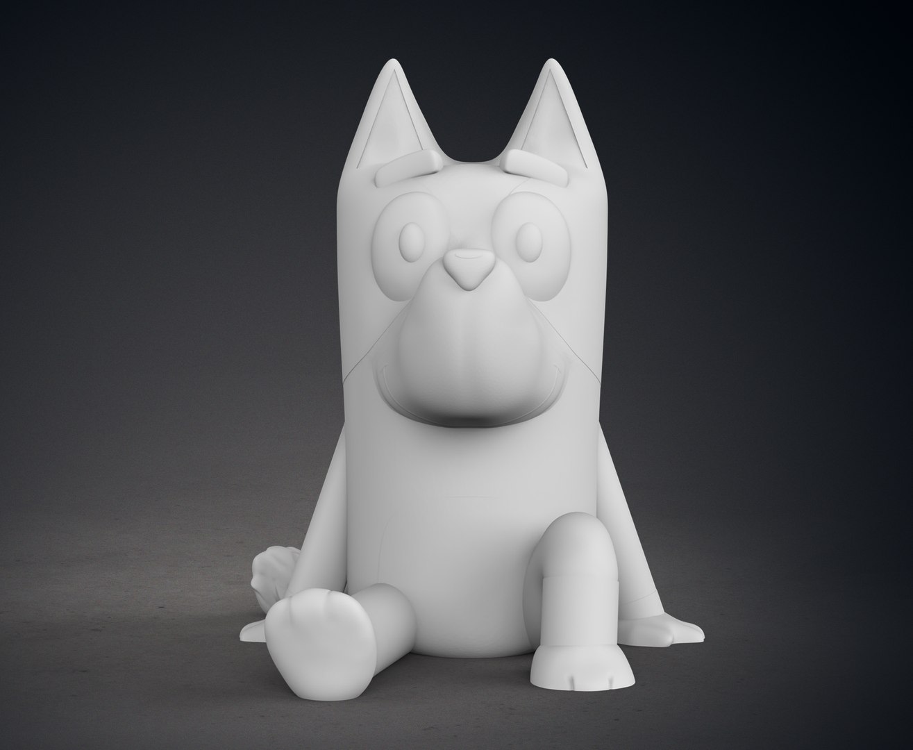 3D Model Bluey Heeler - TurboSquid 2238279