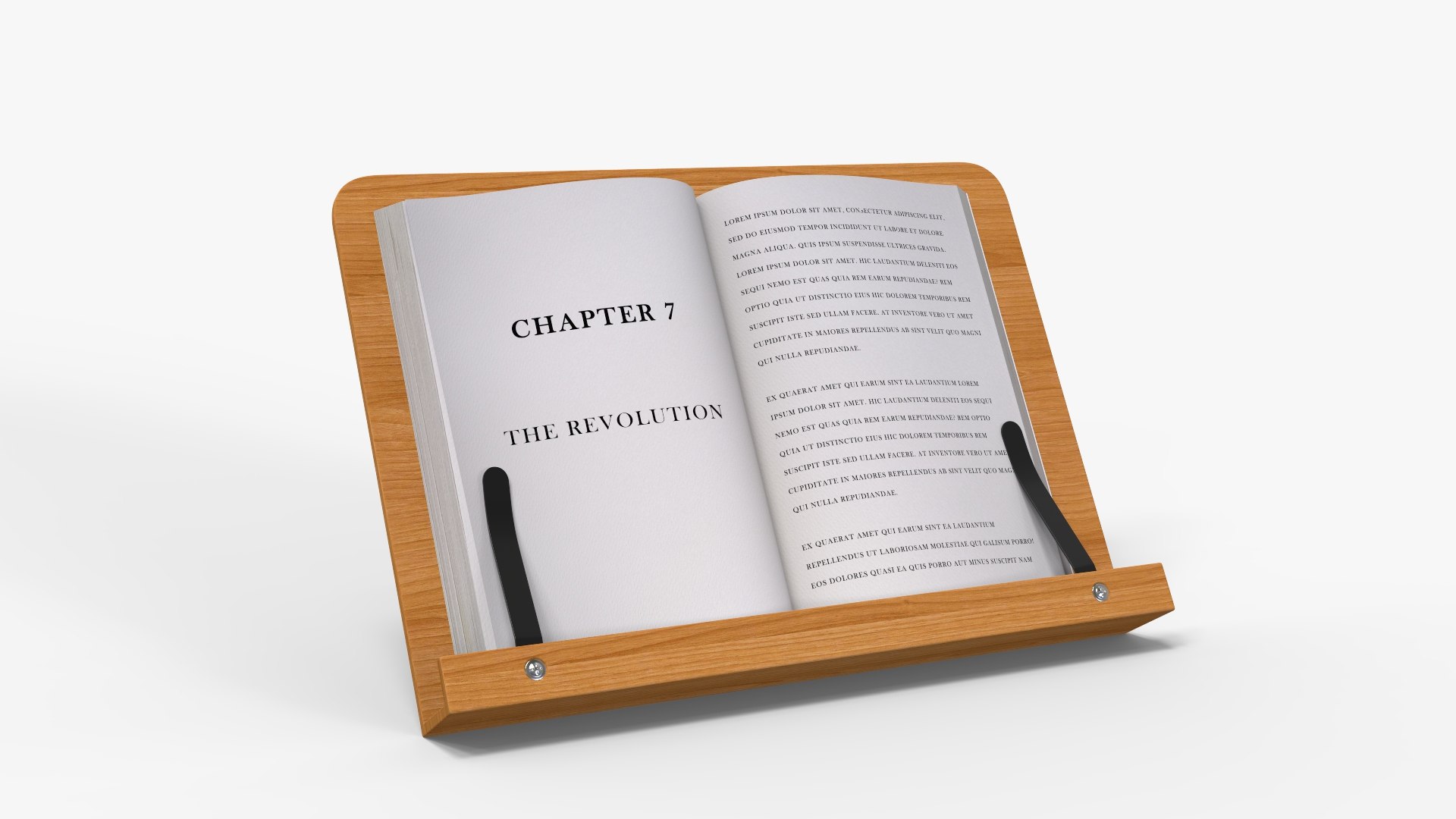 3D Foldable Book Holder Model - TurboSquid 1927652