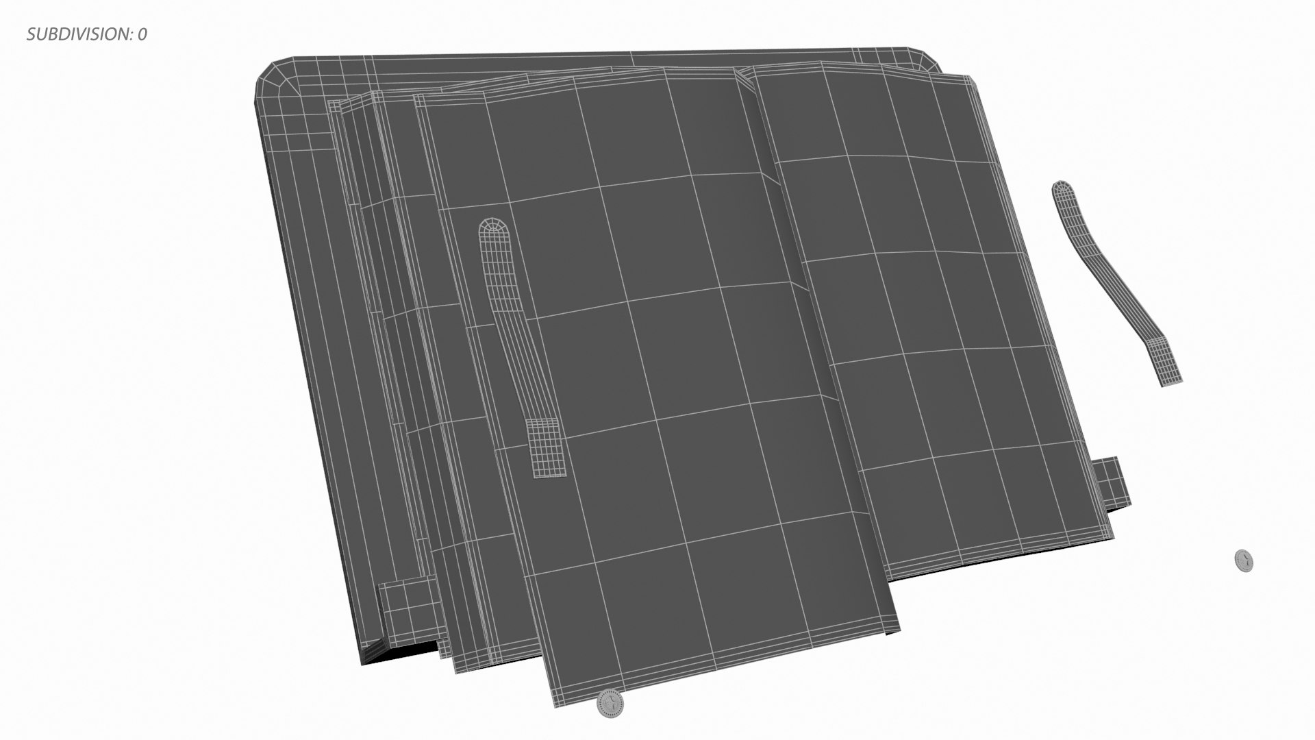 3D Foldable Book Holder Model - TurboSquid 1927652