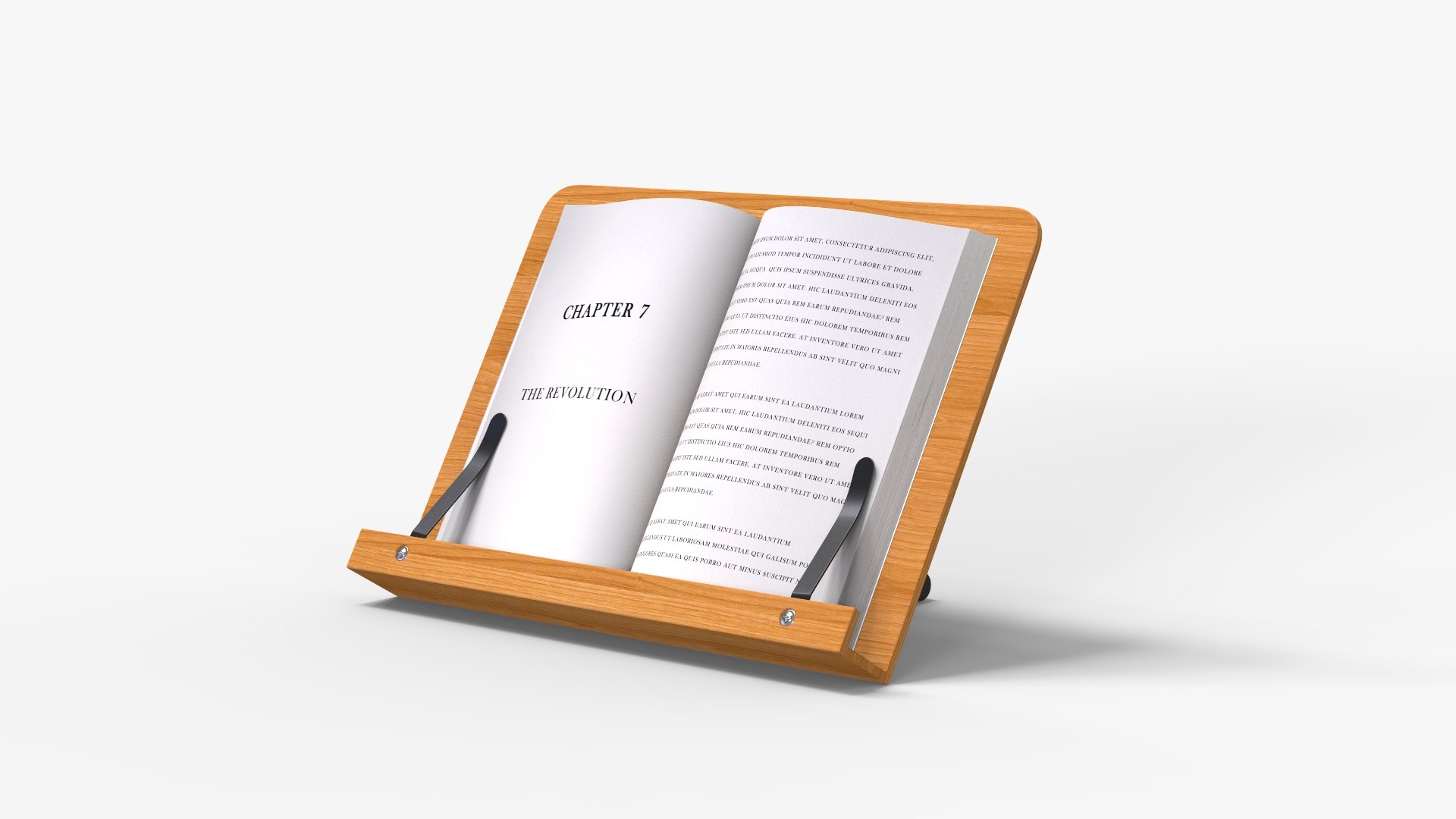 3D Foldable Book Holder Model - TurboSquid 1927652