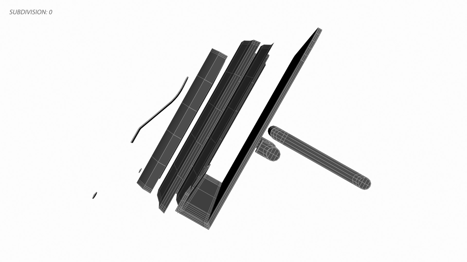 3D Foldable Book Holder Model - TurboSquid 1927652