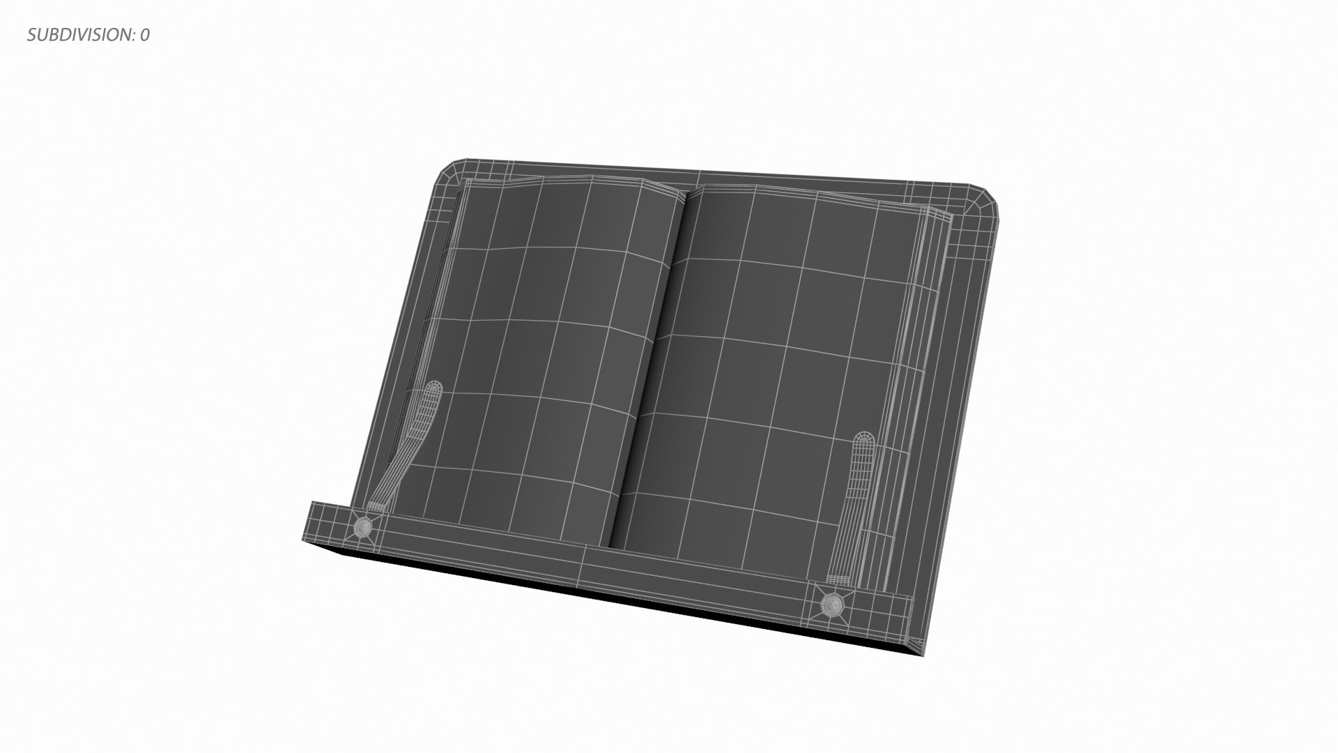 3D Foldable Book Holder Model - TurboSquid 1927652