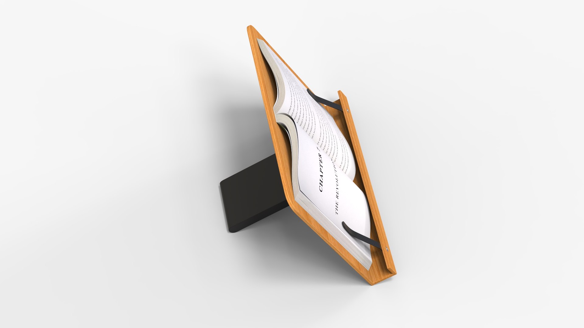 3D Foldable Book Holder Model - TurboSquid 1927652