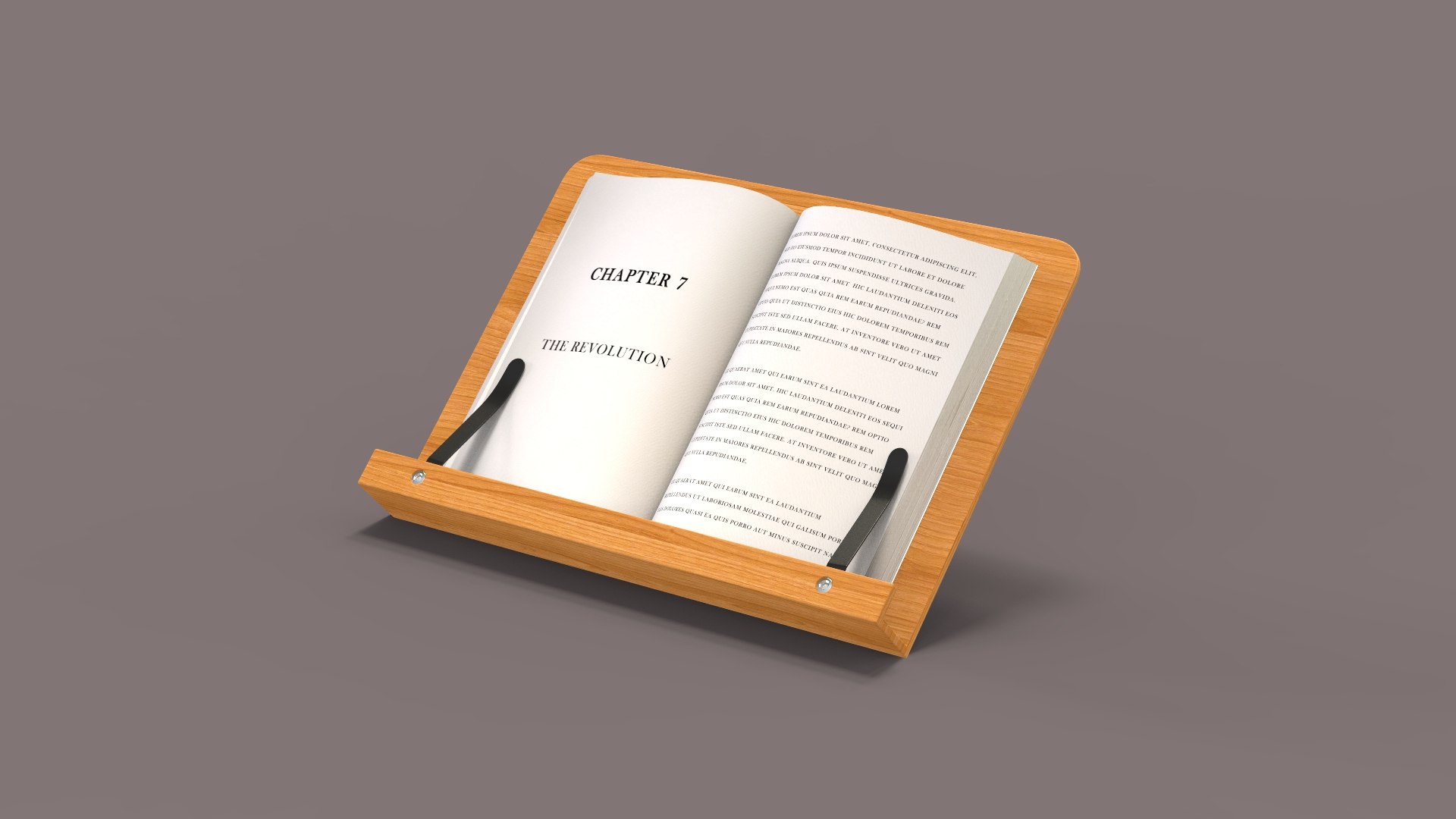 3D Foldable Book Holder Model - TurboSquid 1927652