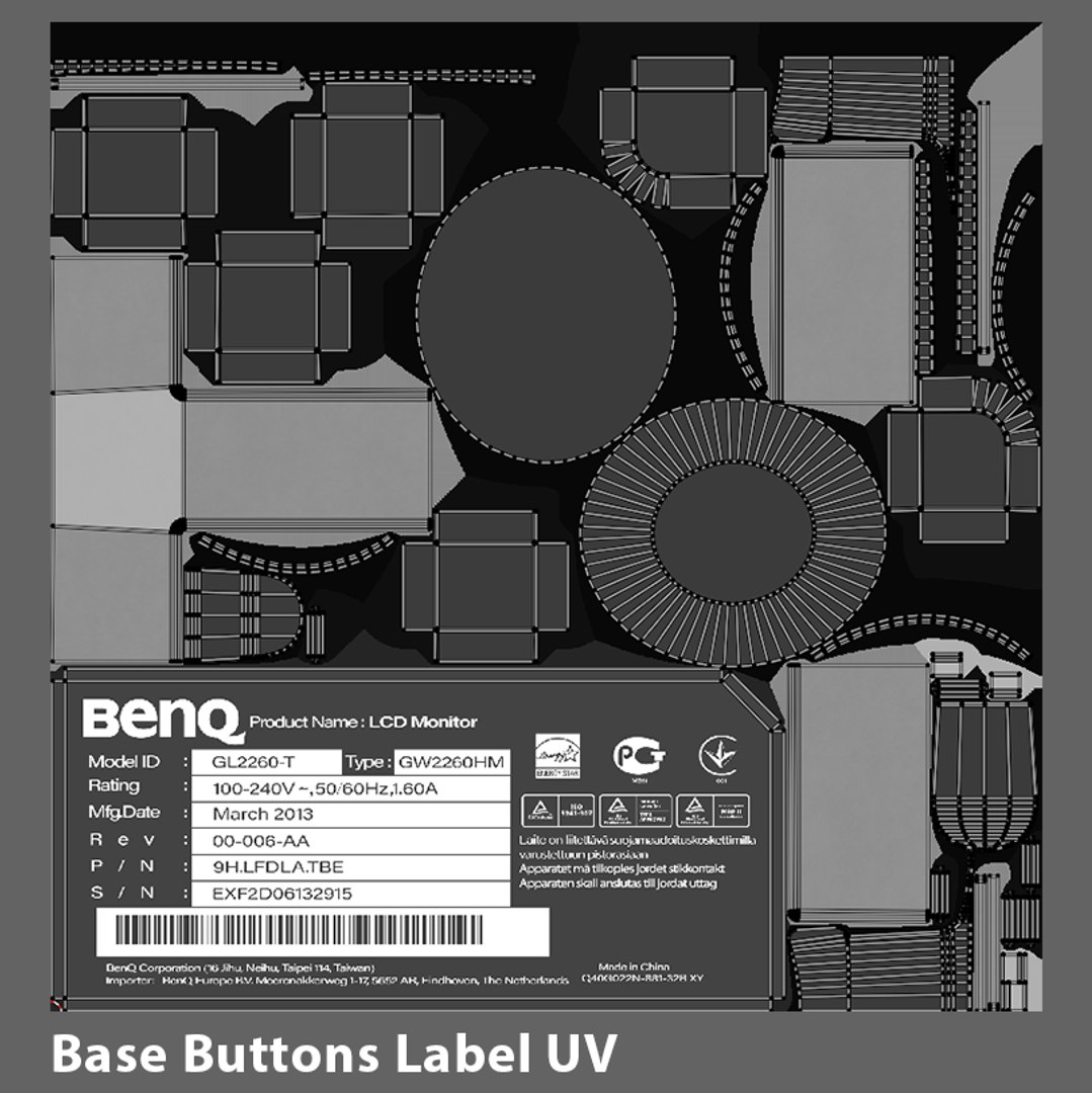 Monitor Benq 3D Model - TurboSquid 1671000