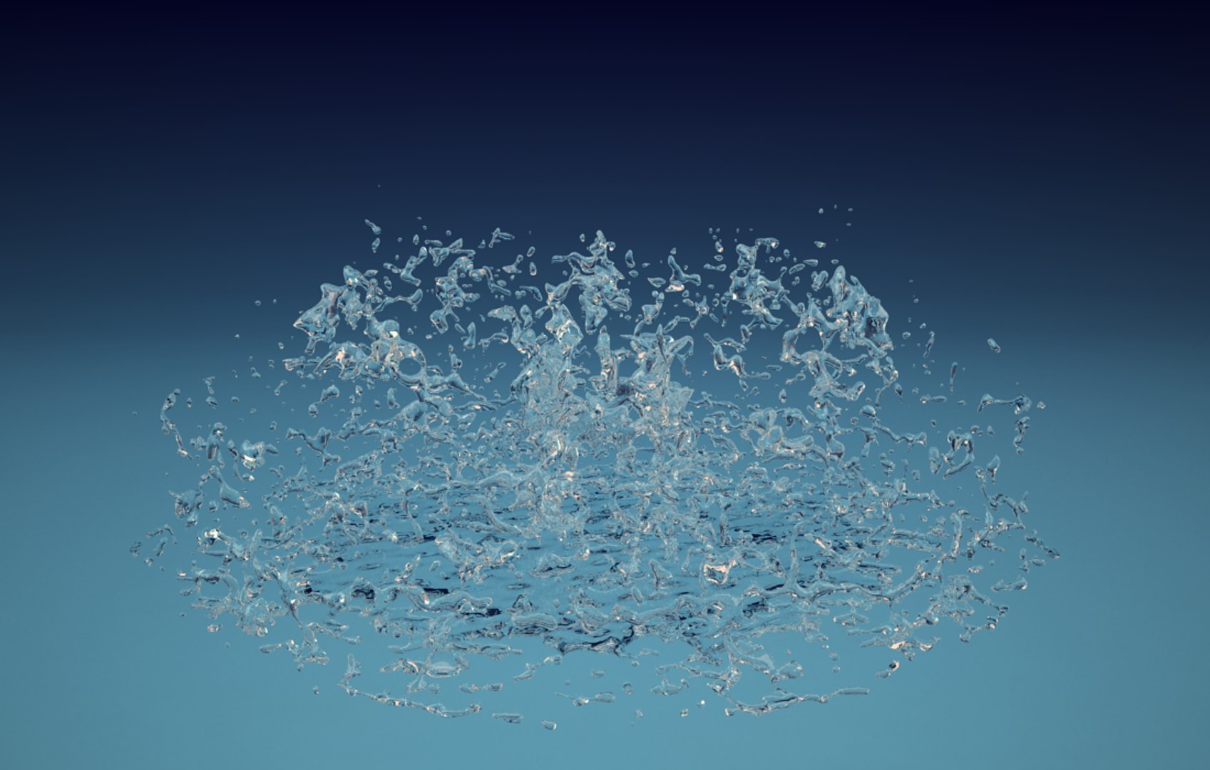 3d Liquid Splash