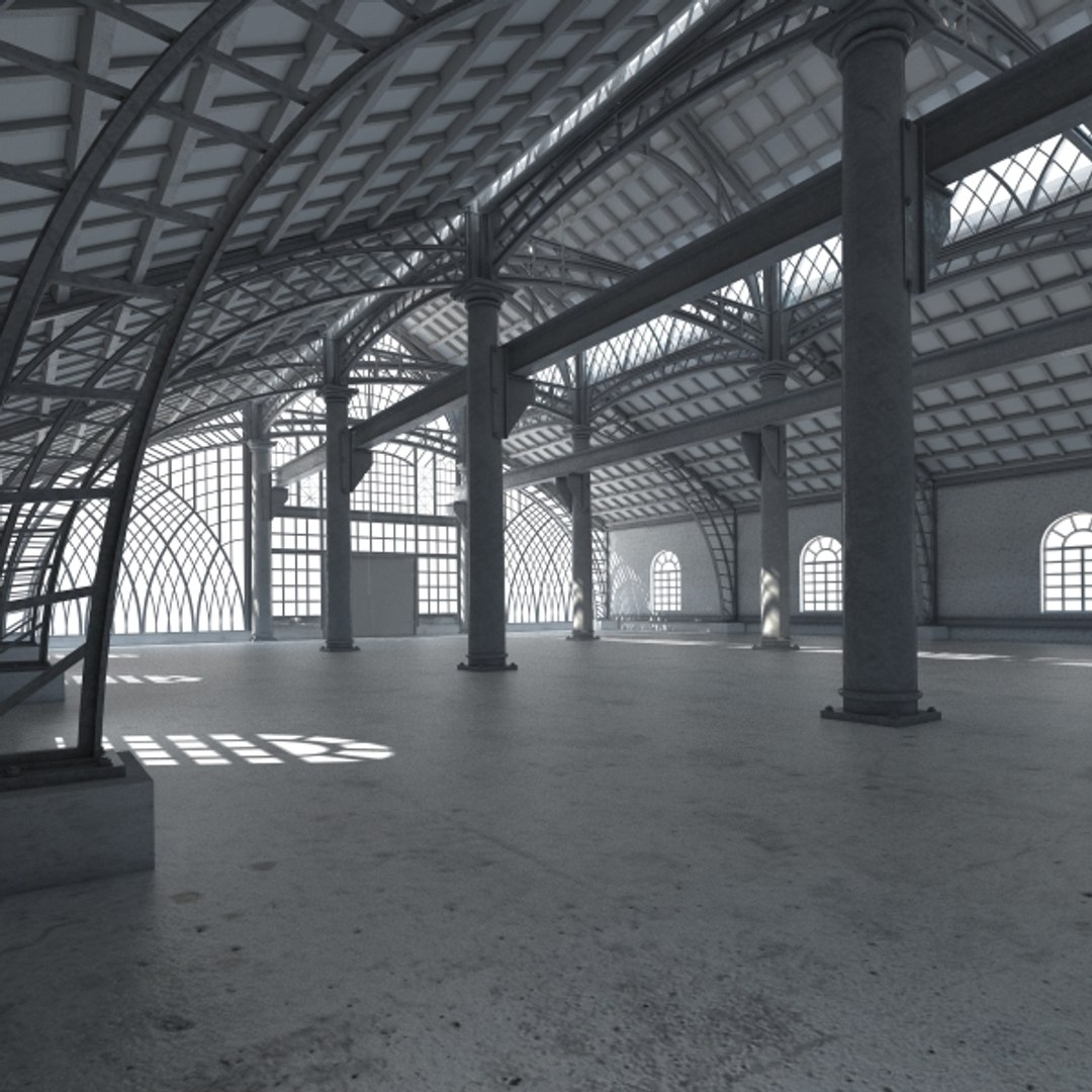 3D Base Industial Interior Model - TurboSquid 1274023