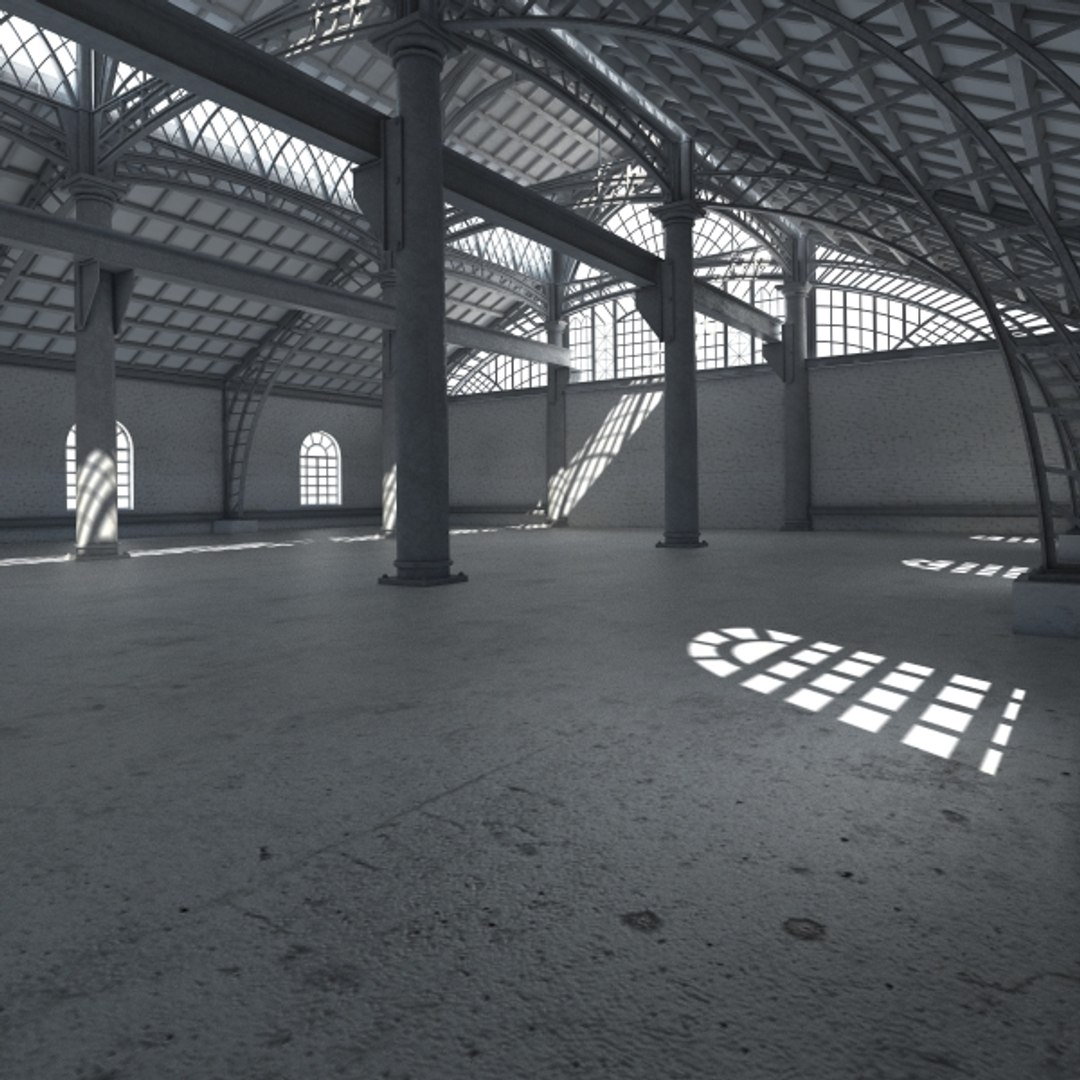 3D Base Industial Interior Model - TurboSquid 1274023