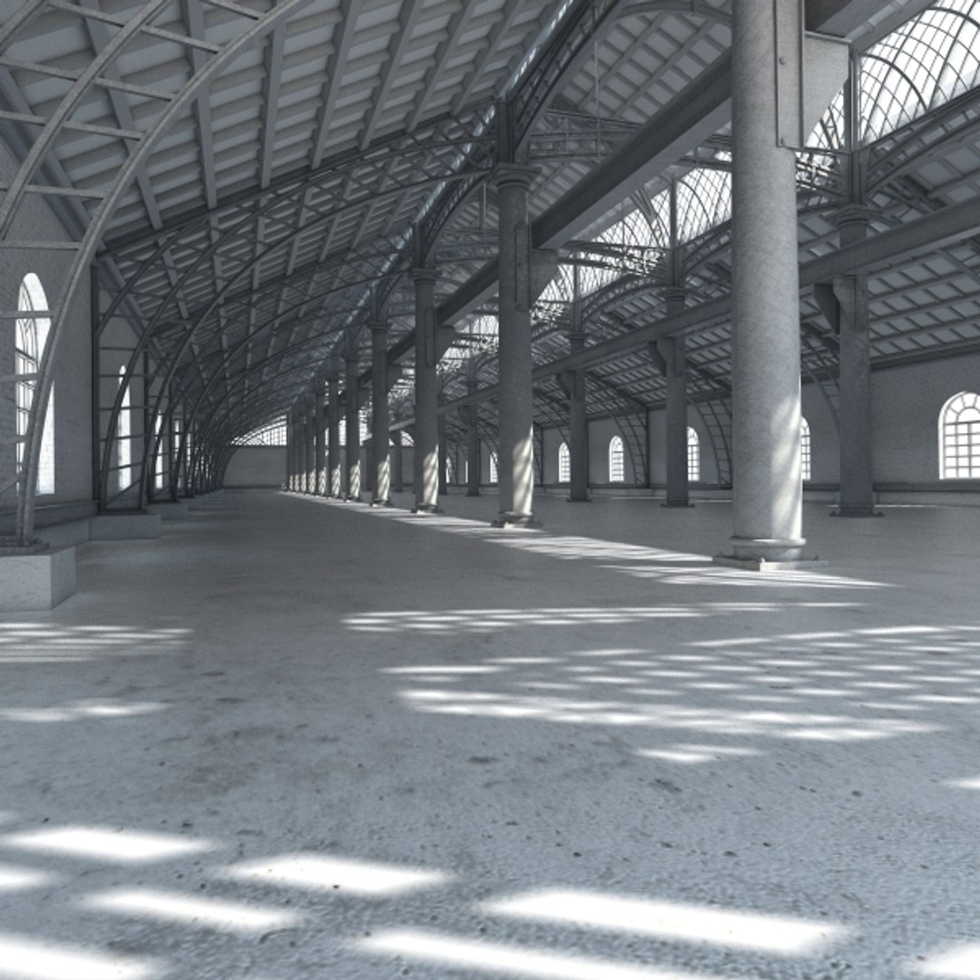 3D Base Industial Interior Model - TurboSquid 1274023