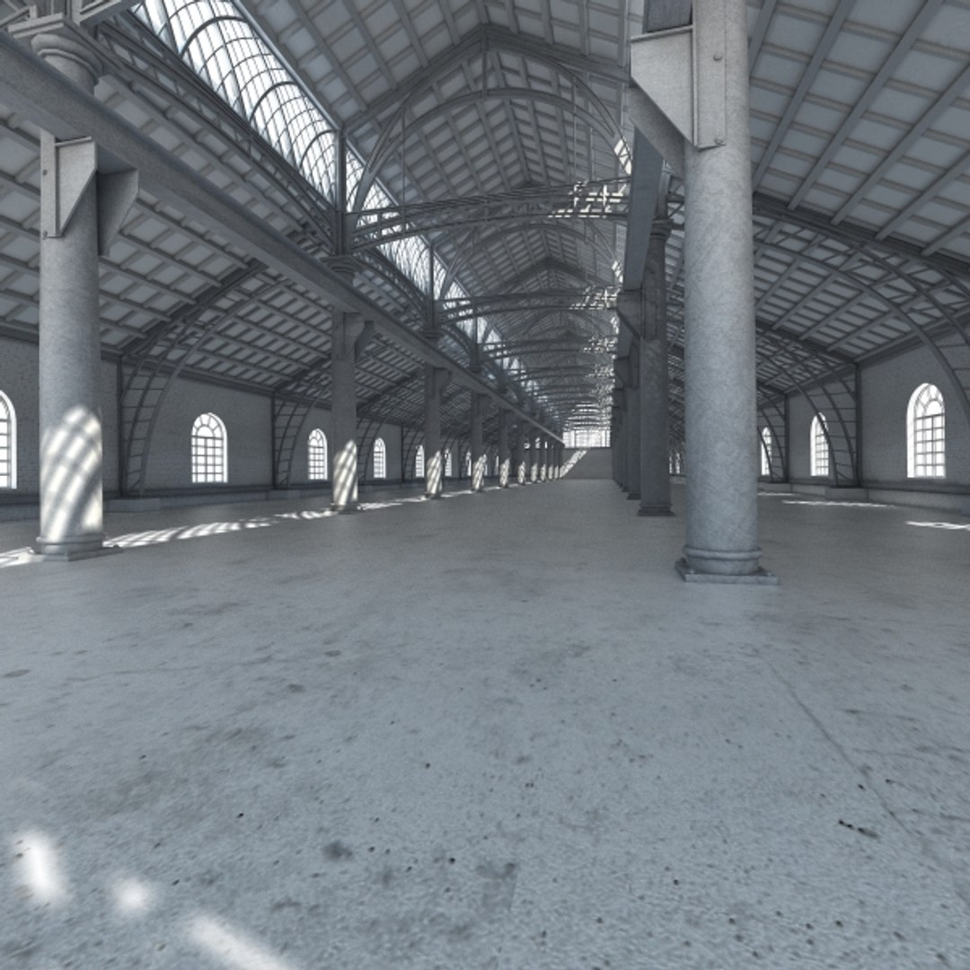 3D Base Industial Interior Model - TurboSquid 1274023