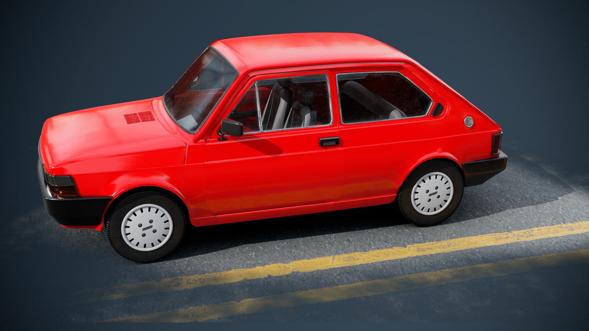 Fiat 147 Car 3D 3D Model - TurboSquid 2113192