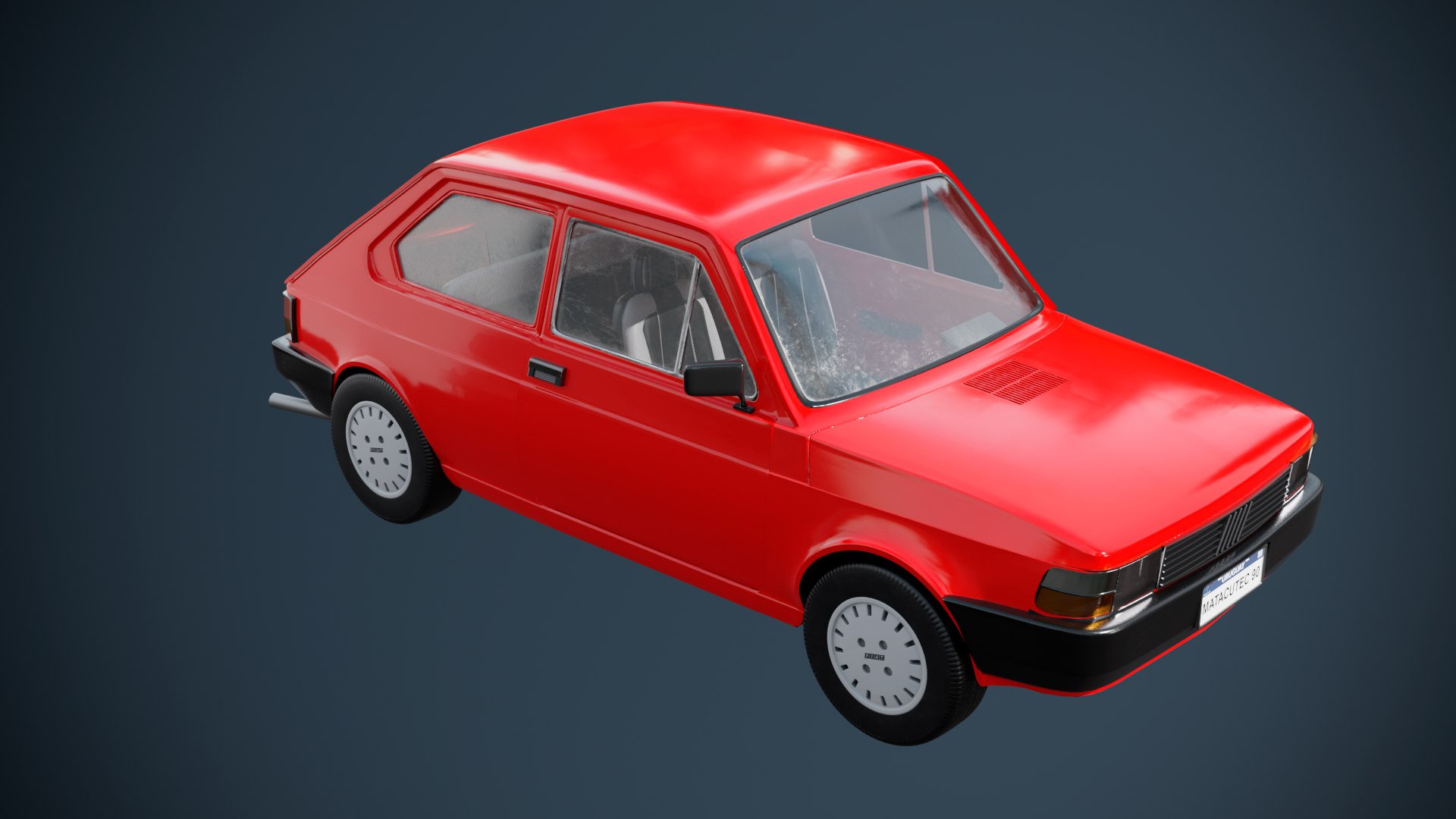 Fiat 147 Car 3D 3D Model - TurboSquid 2113192