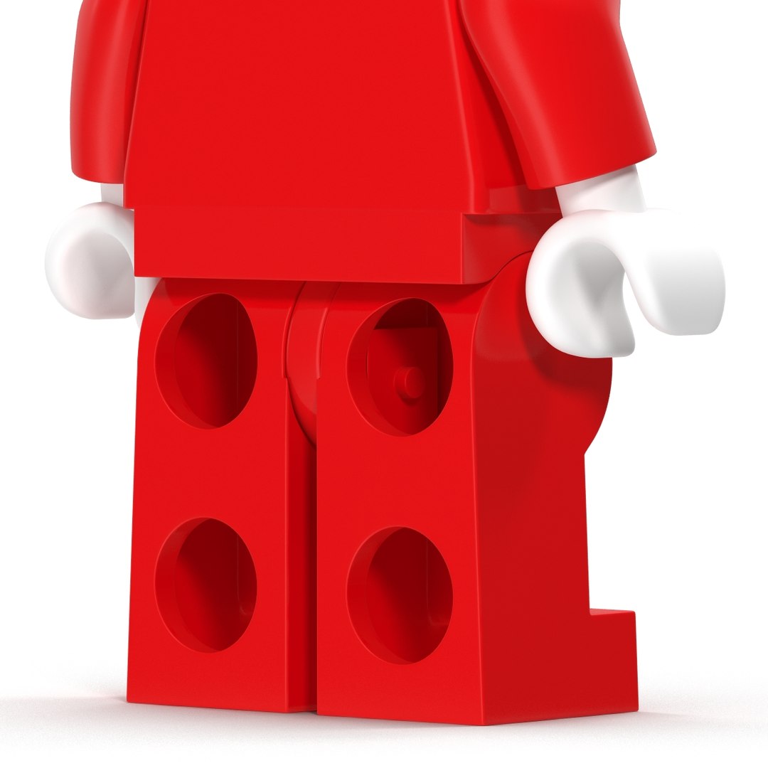 lego man fireman 3d model