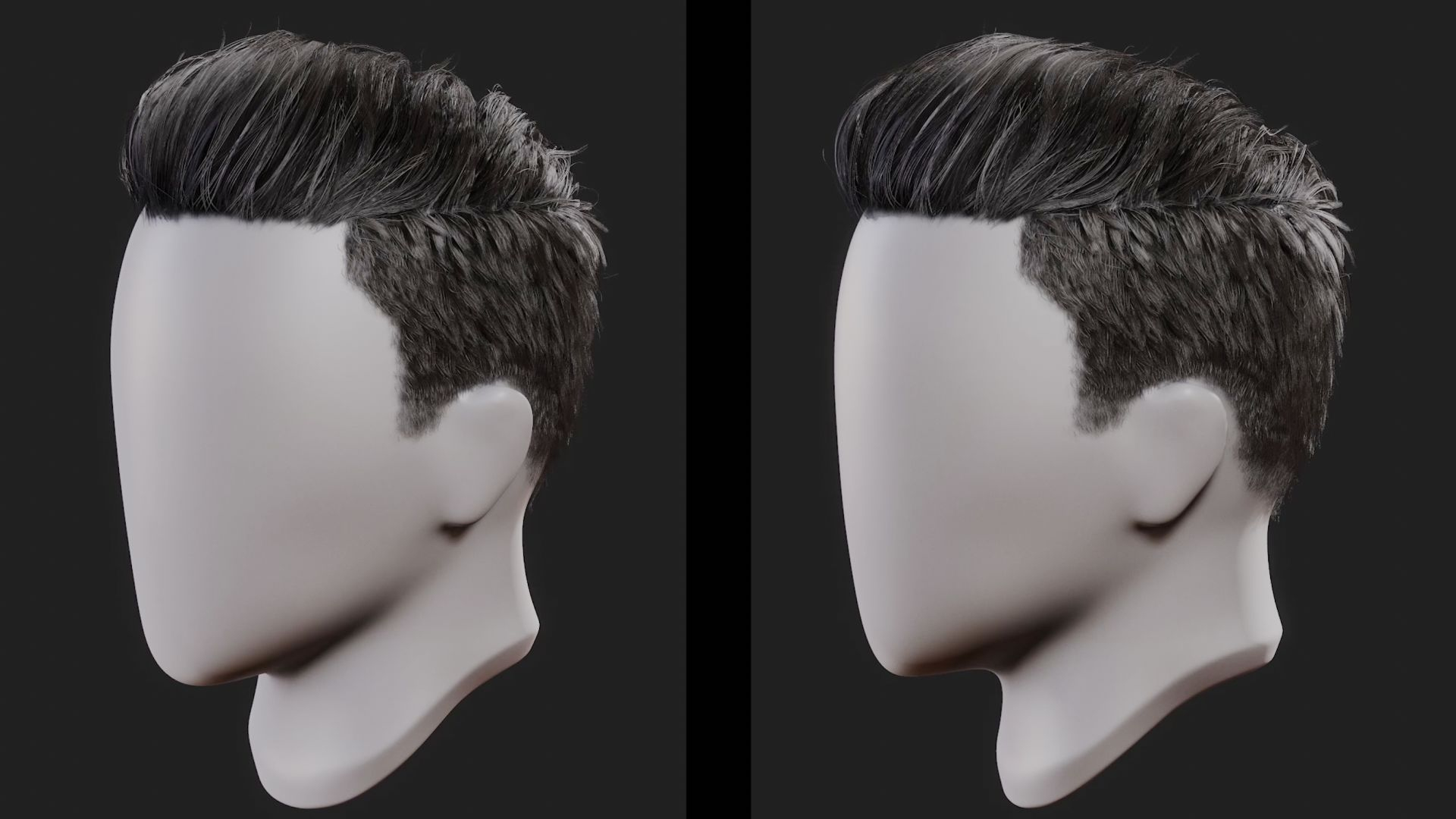 3D Real-time Hair Haircut - TurboSquid 1684293