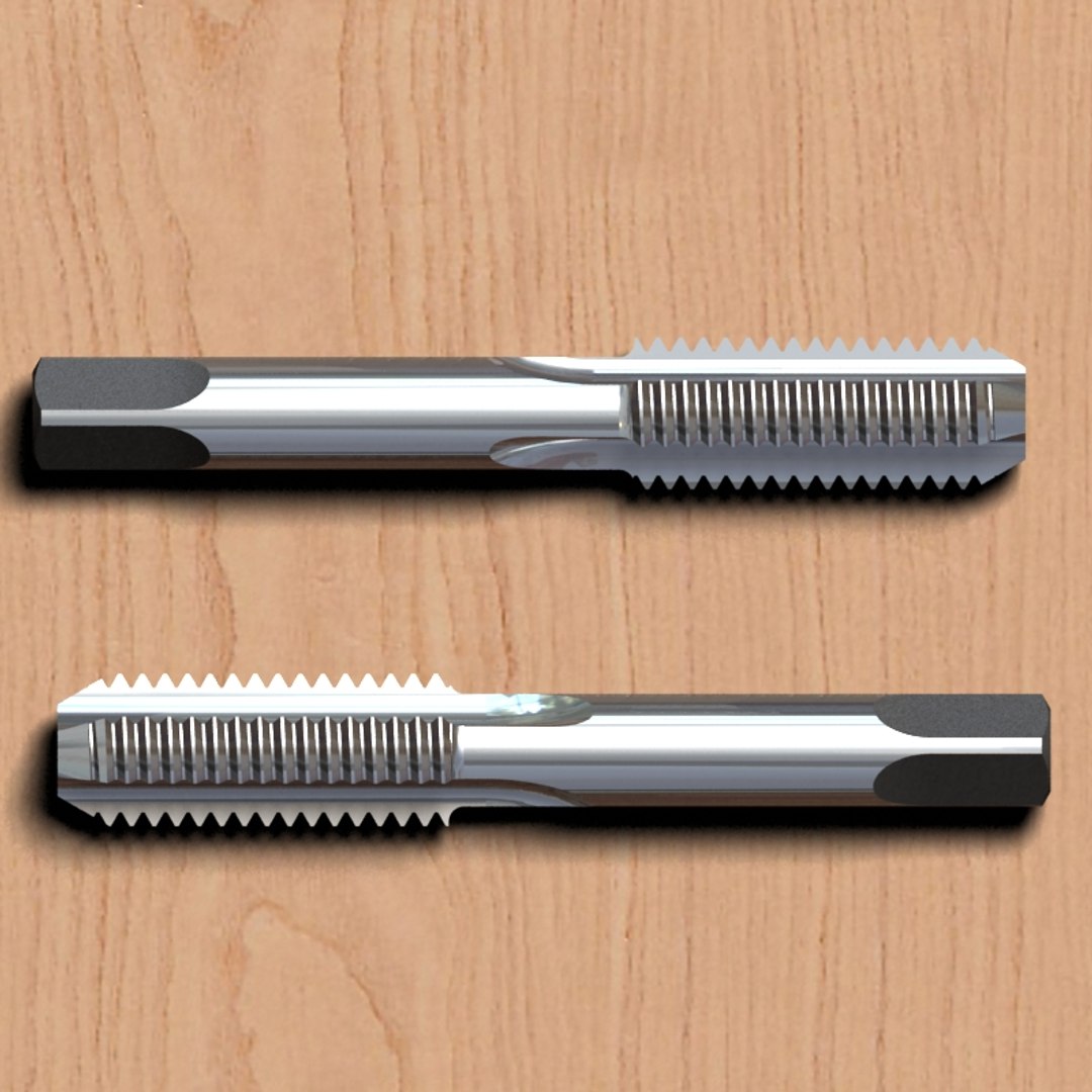 3d Screw Thread Tap M10x1