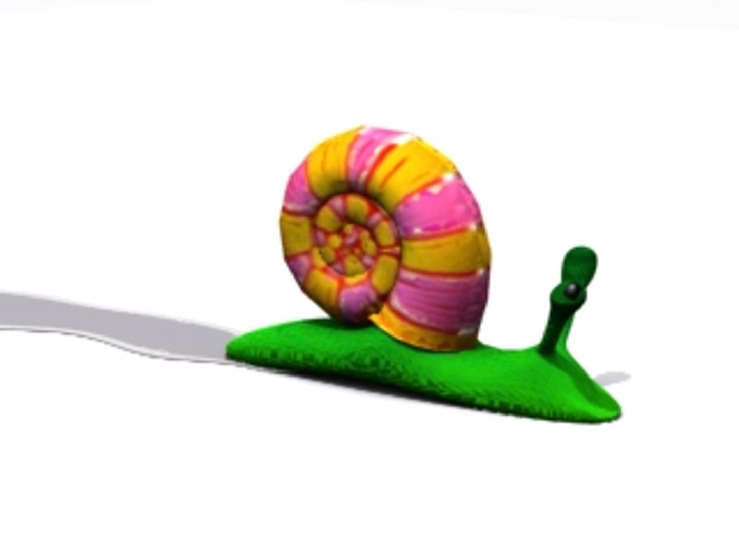 Hippie Snail Character Max Free