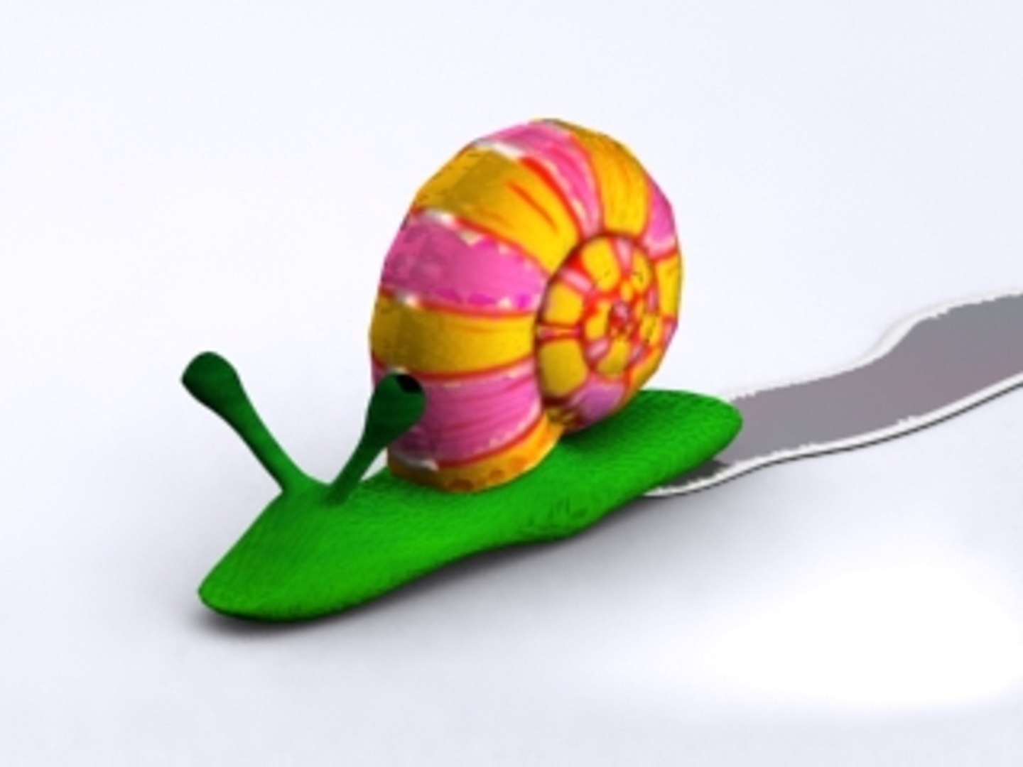 Hippie Snail Character Max Free