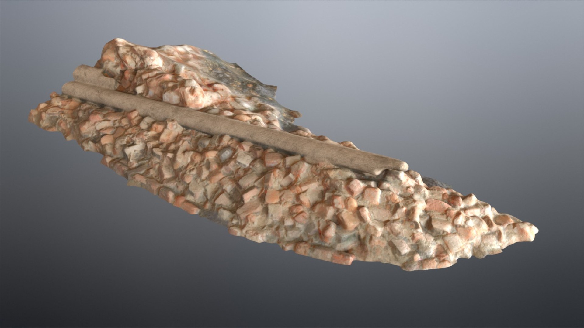 Rubble 3D Model - TurboSquid 2078238